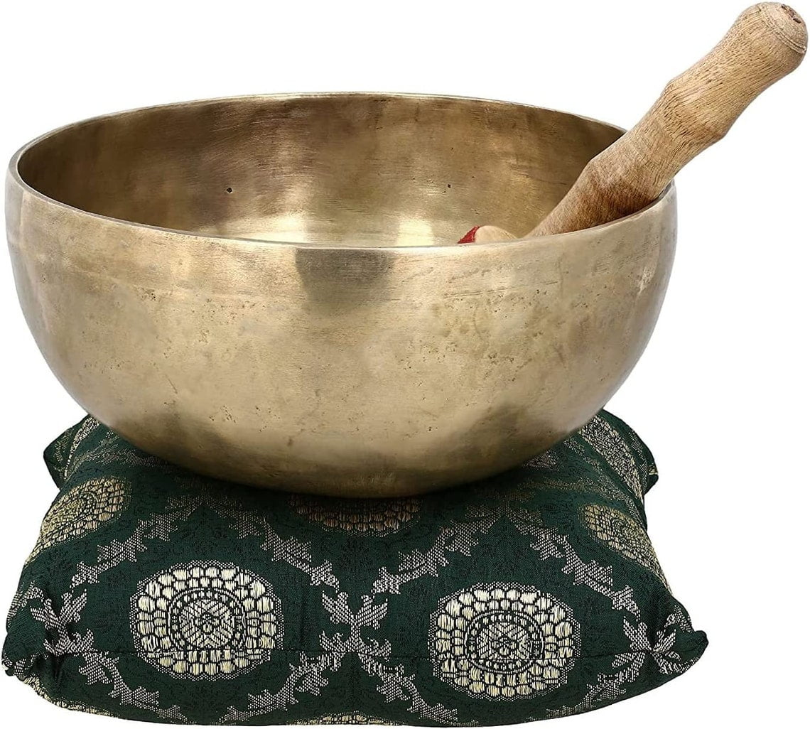 Singing Bowl Brass Musical Instruments Tibetan Buddhist Bell Metal for ...