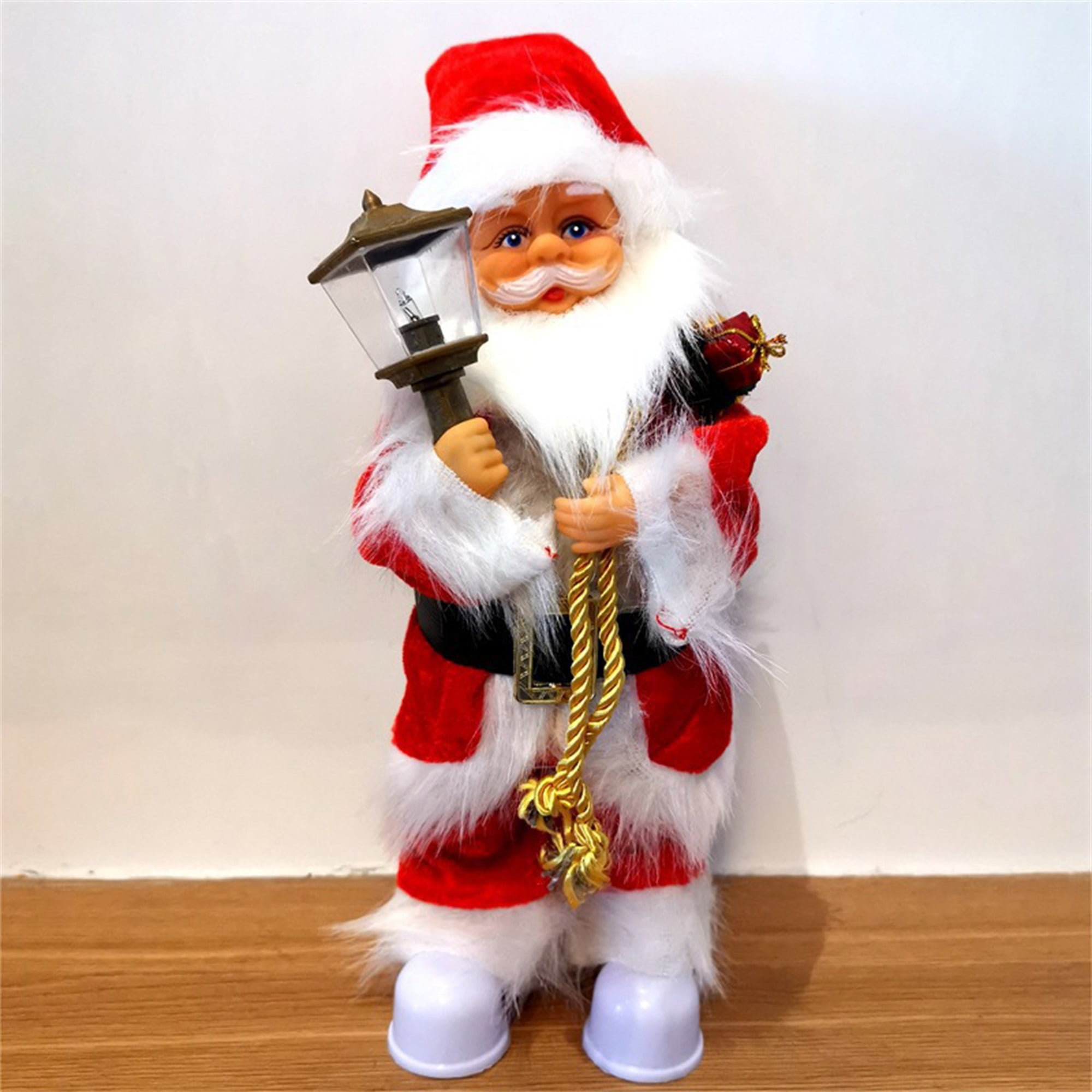 Singing Christmas Music Animated Santa Claus Figure with Saxophone ...