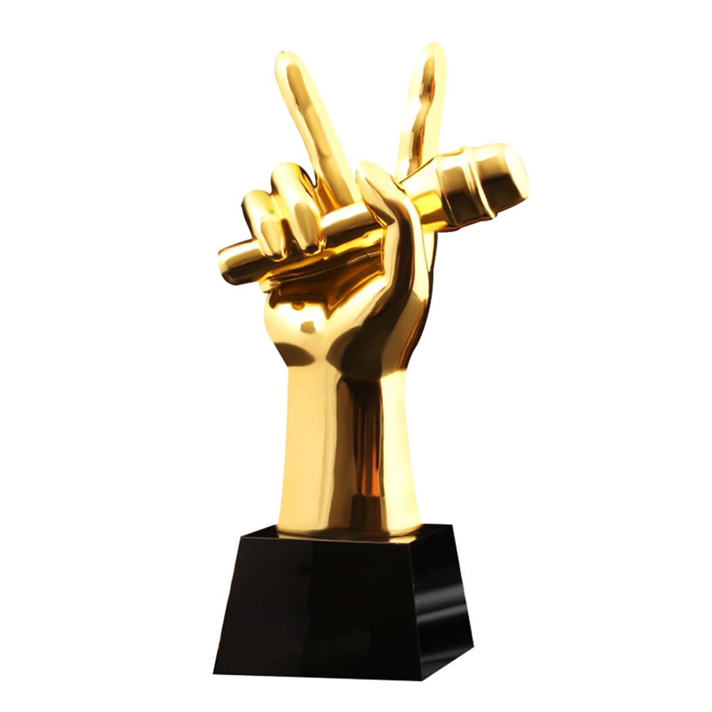 Singing Competition Trophy Metal Trophy Customized Trophy Music Trophy ...