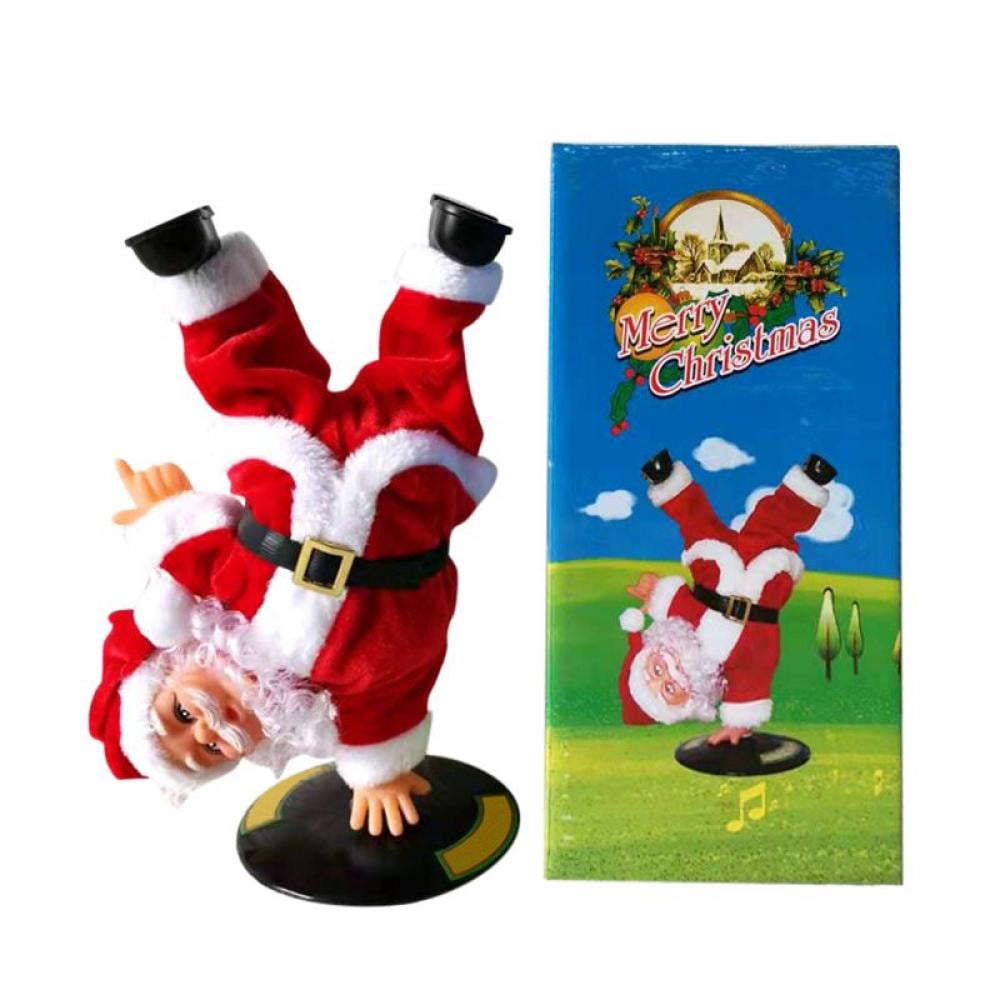 Singing Dancing Santa Claus, Christmas Inverted Rotating Santa Claus ...