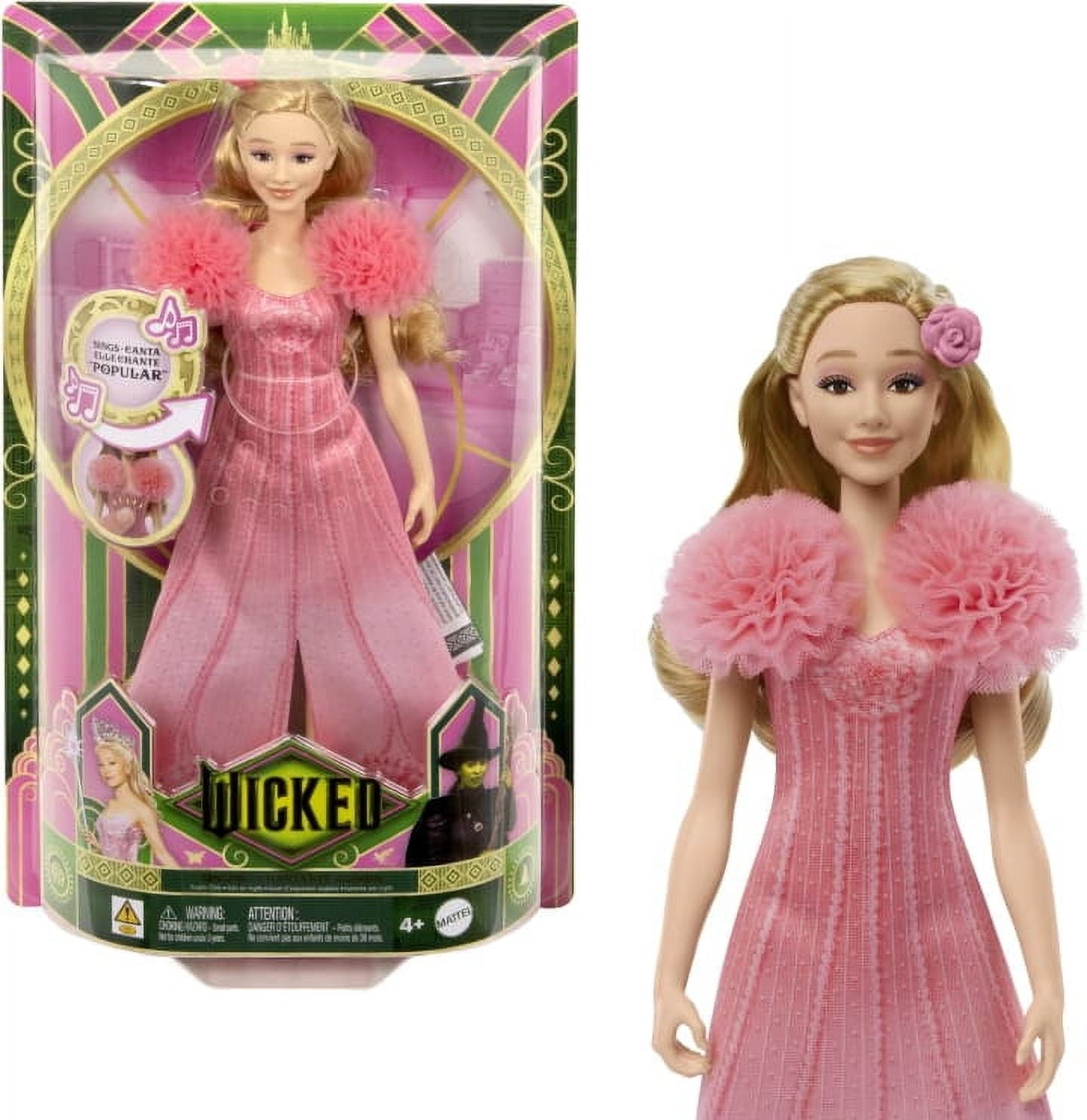 Singing Glinda The Good Witch from the Movie Fashion Doll, Posable With ...