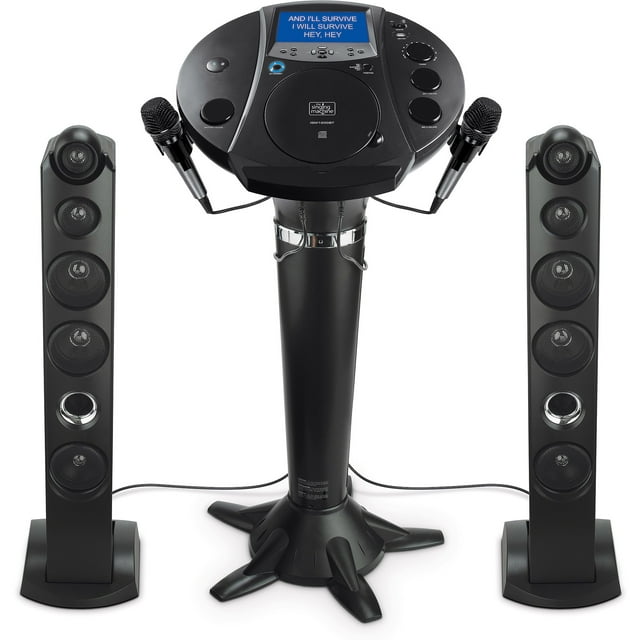 Singing Machine ISM1030BT Bluetooth Pedestal Karaoke System with ...