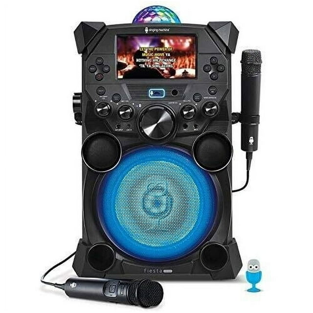 Singing Machine SDL9040 Fiesta Voice Wireless Bluetooth Karaoke System ...