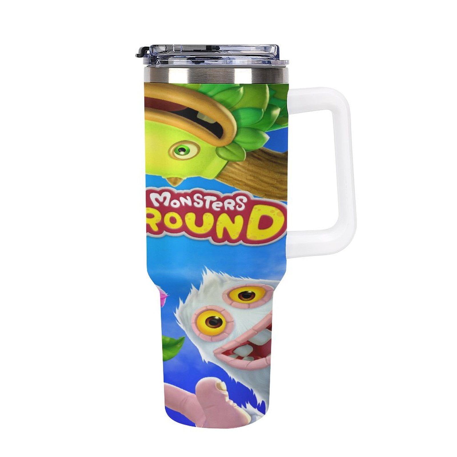My Singing Monsters 40 Oz Tumbler With Handle And Straw, Stainless ...
