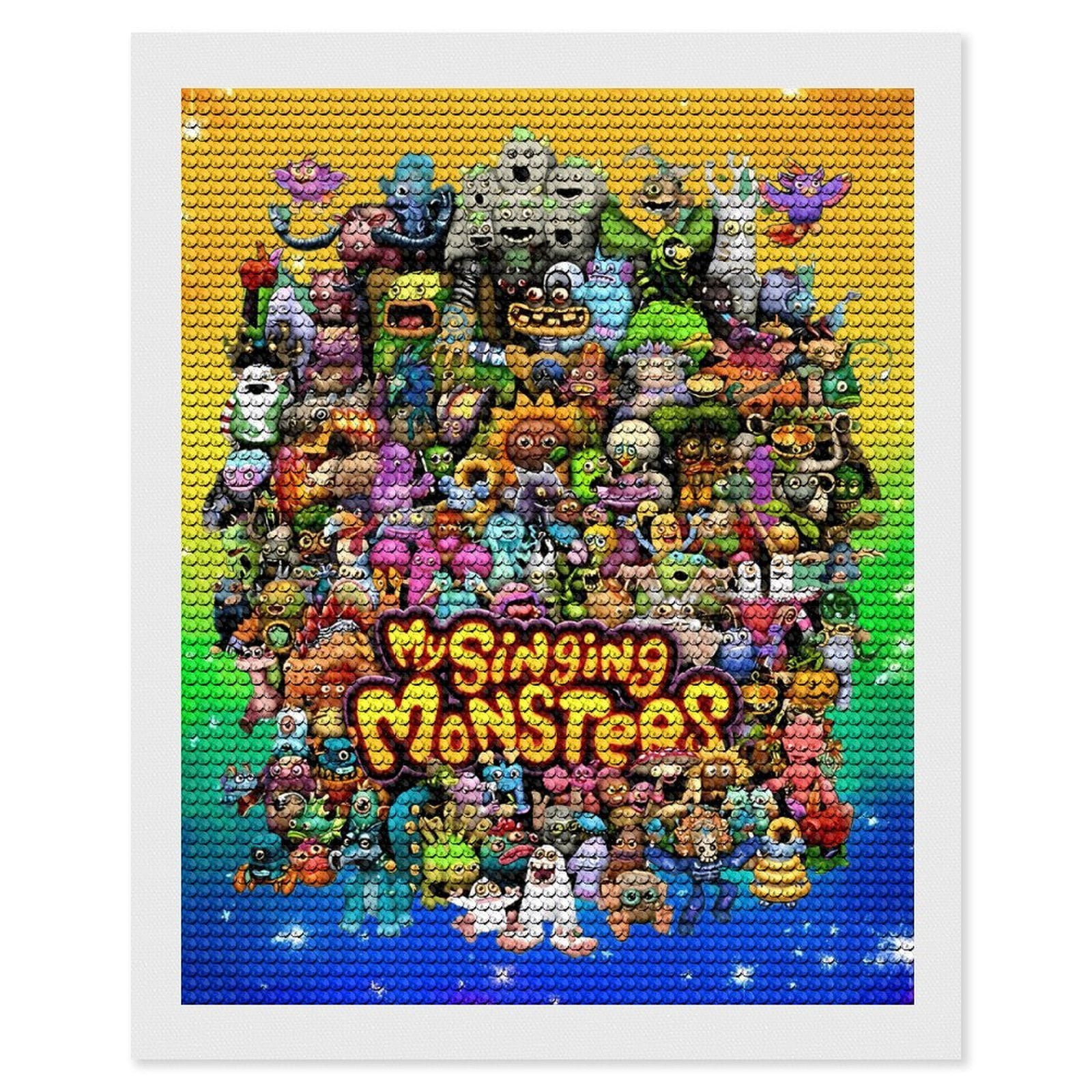 My Singing Monsters Diamond Art Kits for Adults 5D Diamond Art , DIY ...