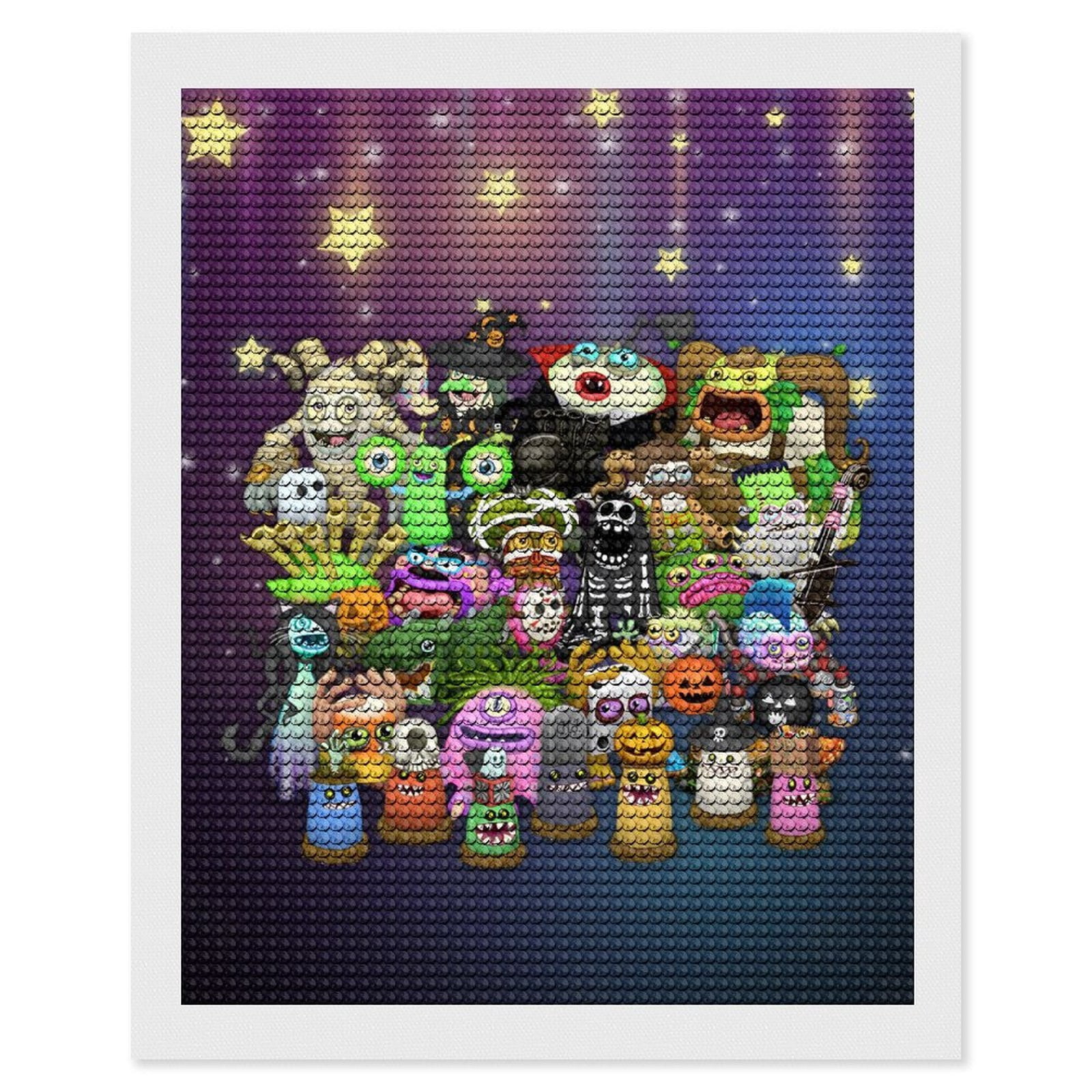 My Singing Monsters Diamond Art Kits for Adults 5D Diamond Art , DIY ...