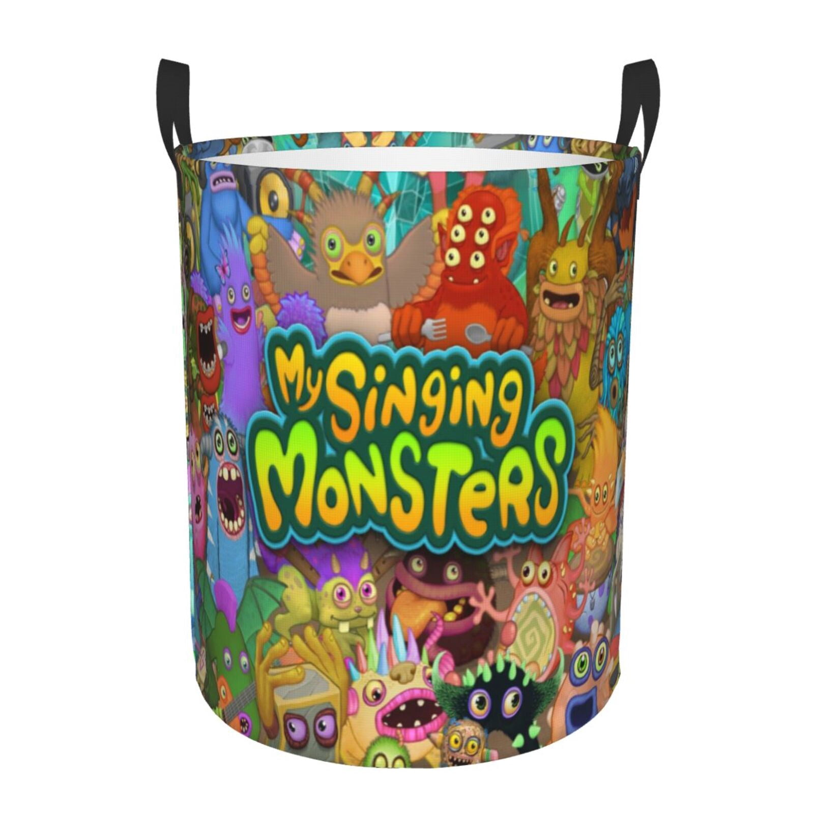 My Singing Monsters Large Laundry Basket With Handle, Collapsible ...