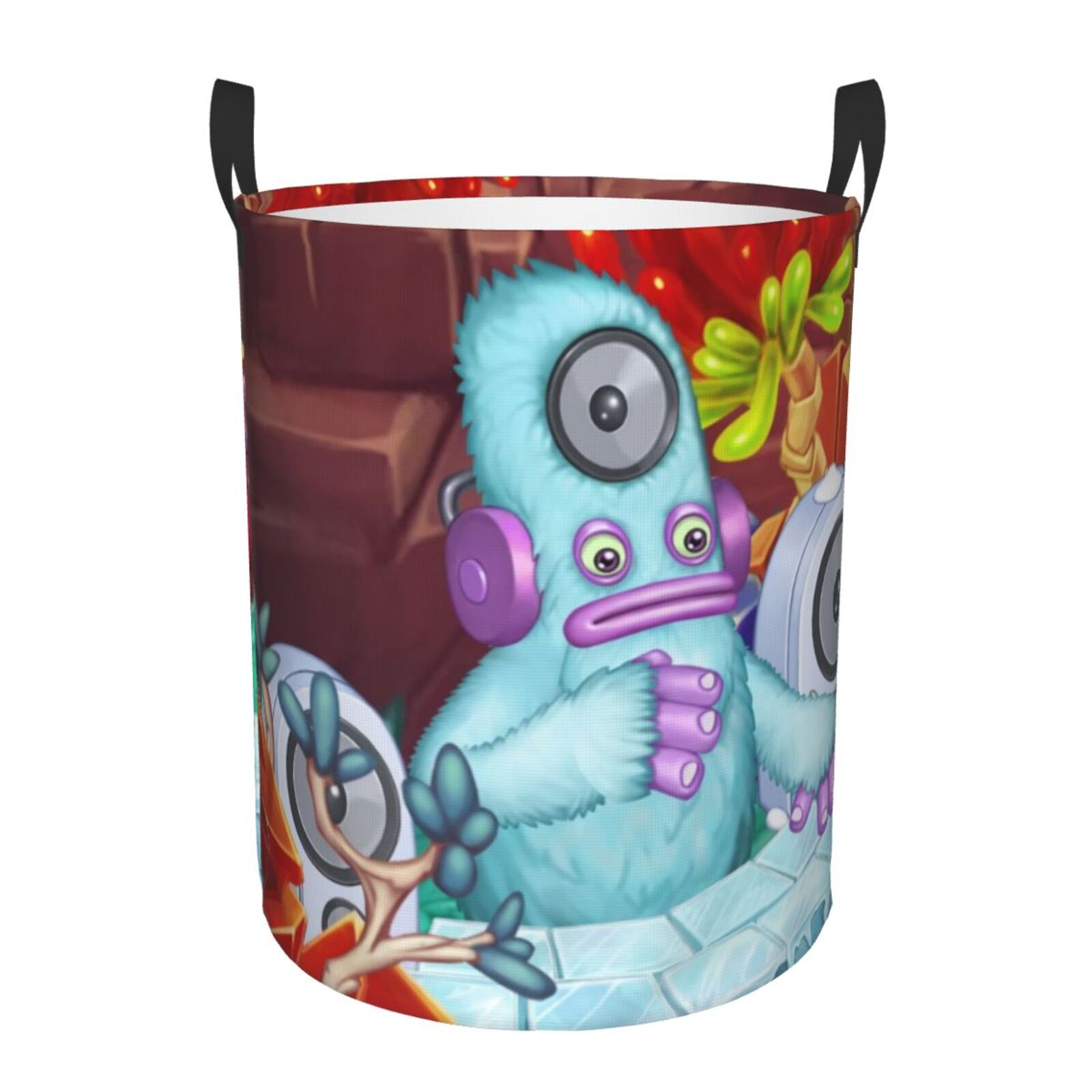 My Singing Monsters Large Laundry Basket With Handle, Collapsible ...