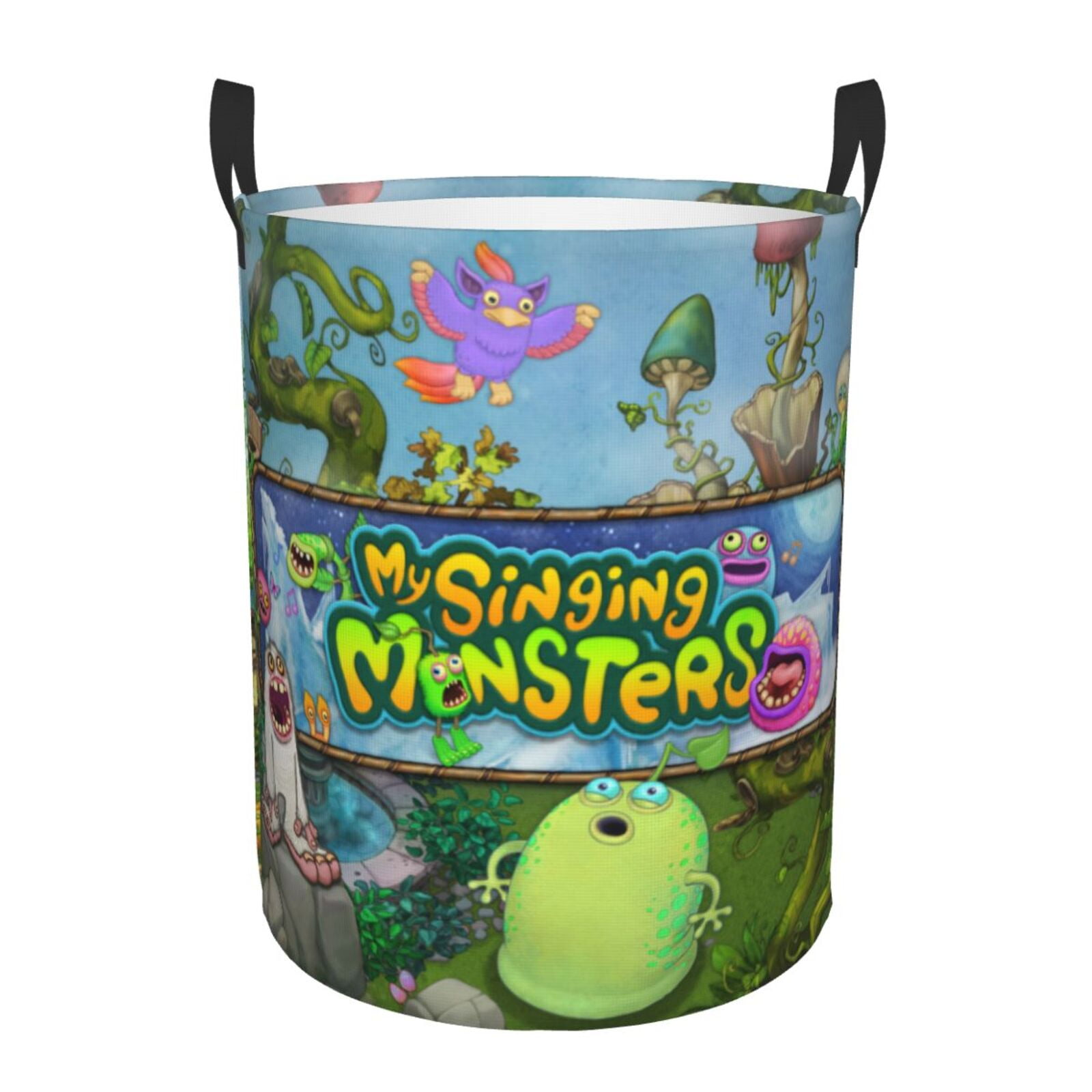 My Singing Monsters Large Laundry Basket With Handle, Collapsible ...