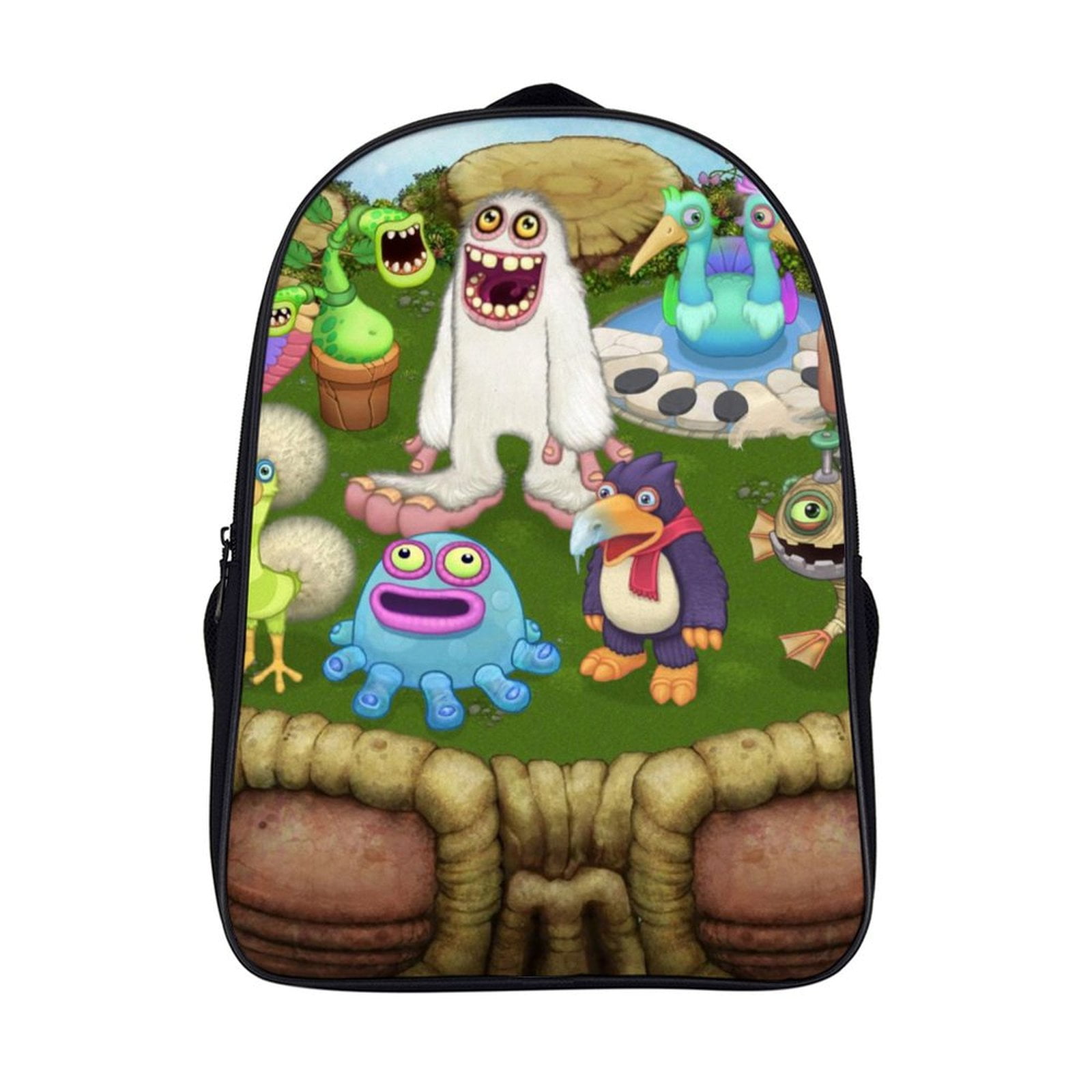 My Singing Monsters Plant Island Backpack Student School Bag Satchel ...