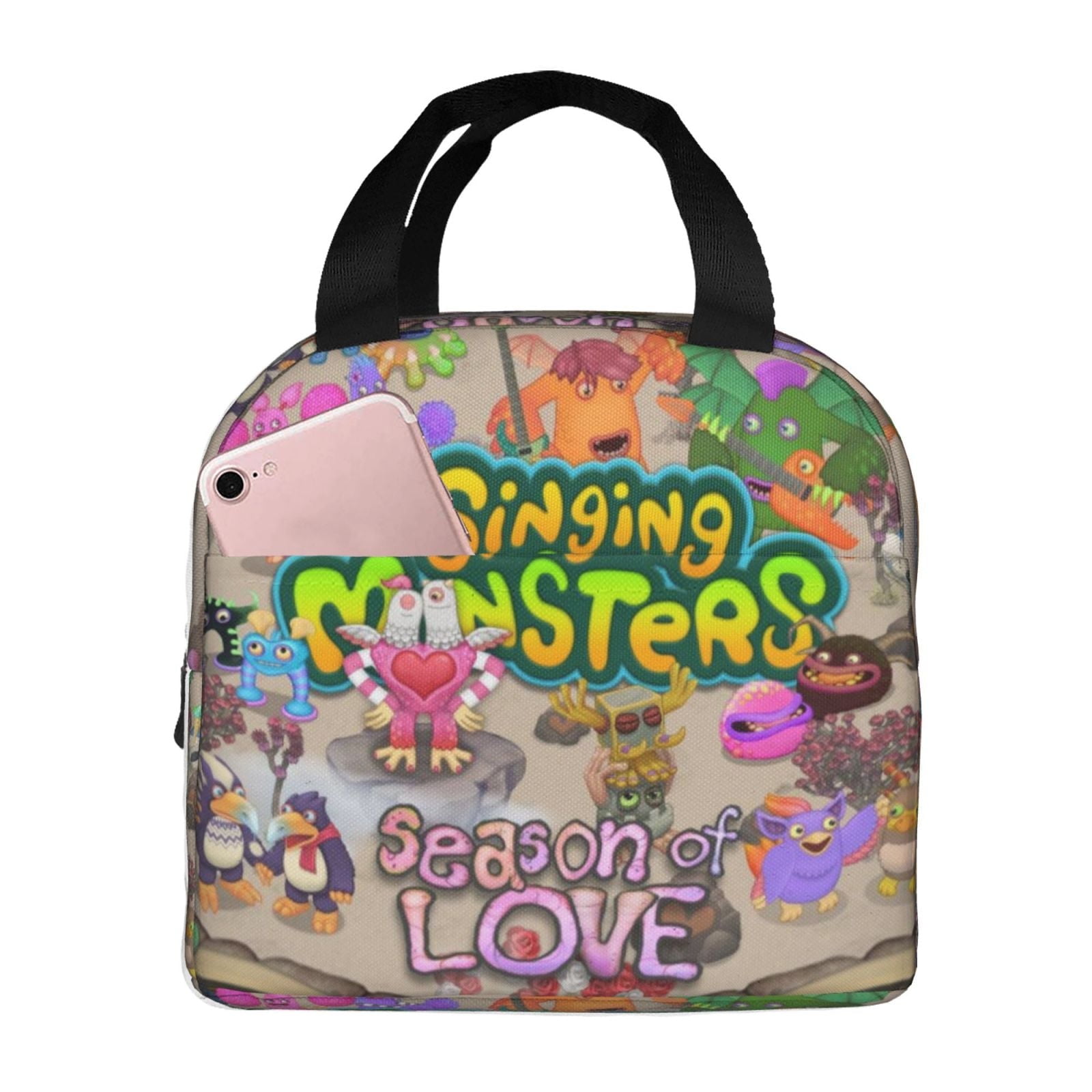 My Singing Monsters Portable Lunch Bag, Insulated Lunch Box Reusable ...