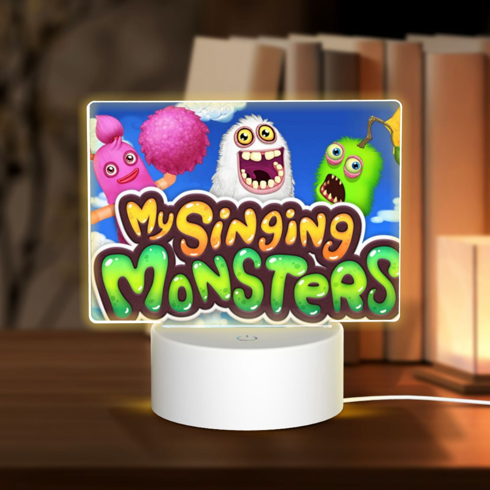 My Singing Monsters Rectangular Acrylic Night Light Adjustable 3 Light ...