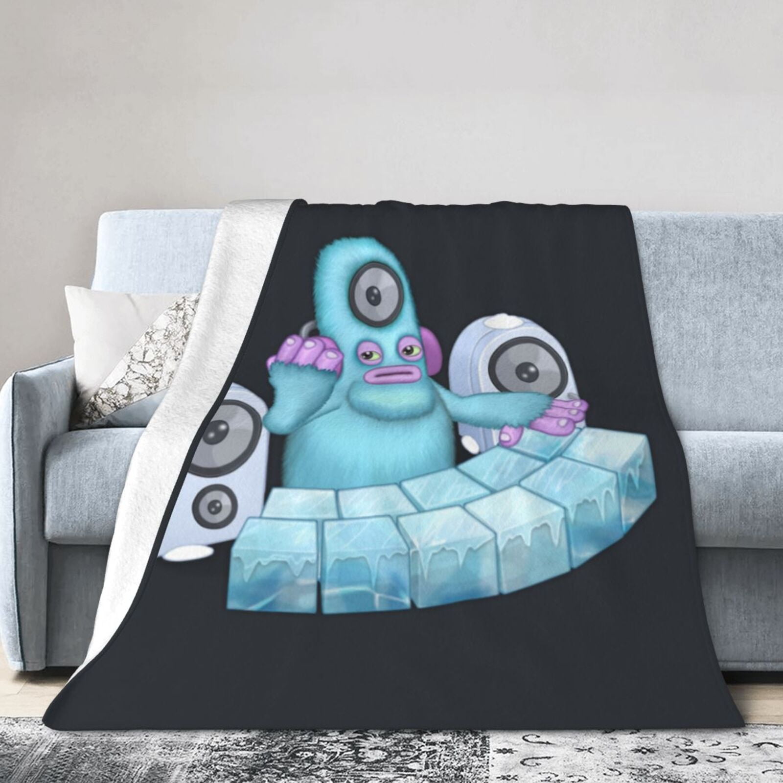 My Singing Monsters Soft Throw Blanket Premium Fleece Blanket For Couch ...
