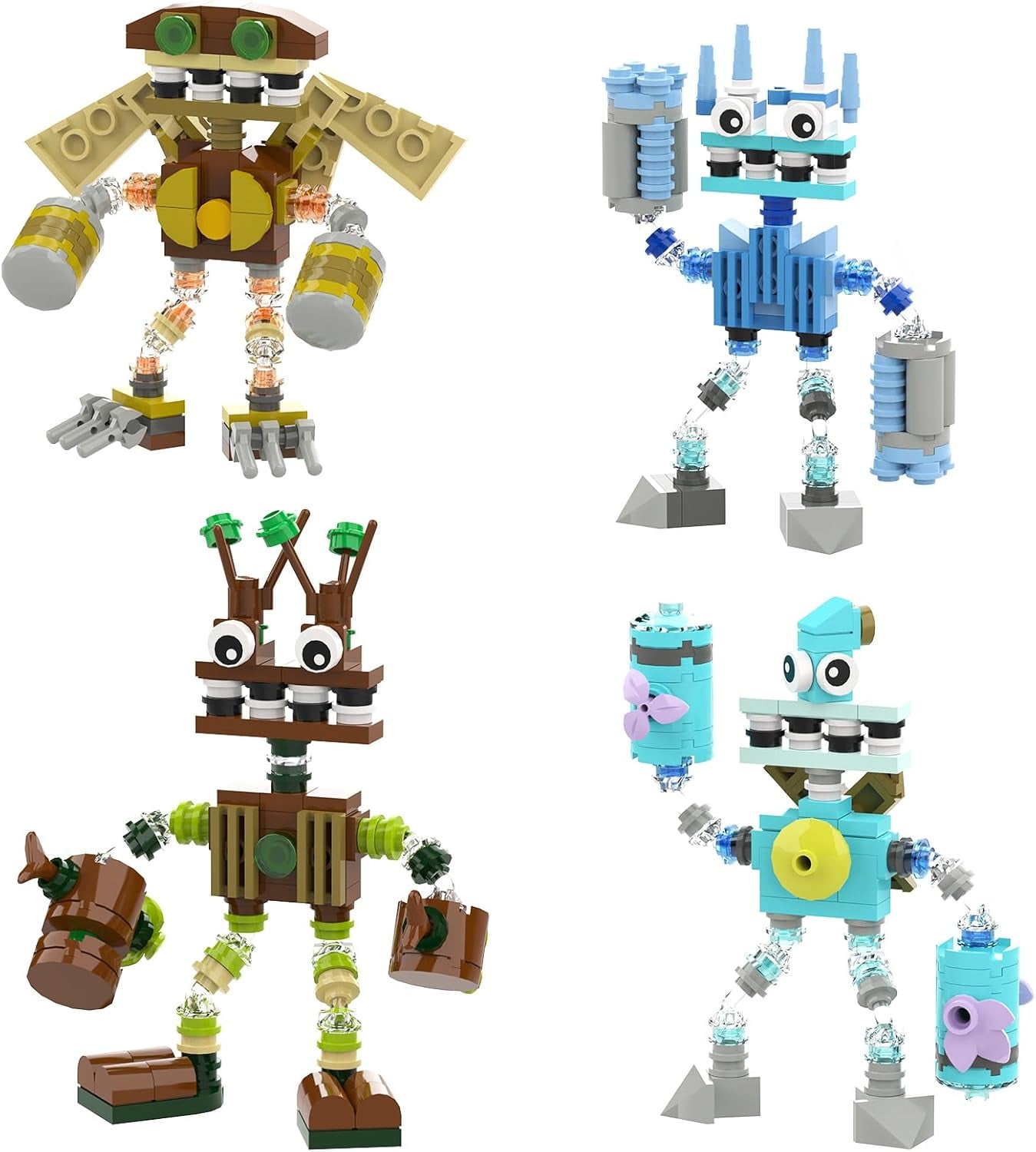 Singing Monsters Upgraded Building Blocks Toys Kit,Wubbox Toys Game ...