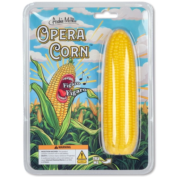 Archie McPhee: Opera Corn - 6.25" Musical Ear Of Corn Performs 5 ...