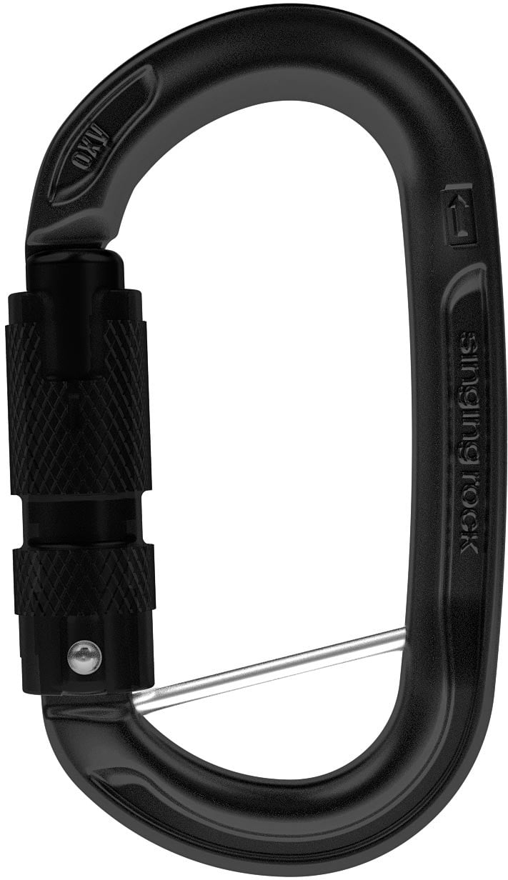 Singing Rock Oxy Captive Bar - Secure and Stylish in Al Black - Walmart.com