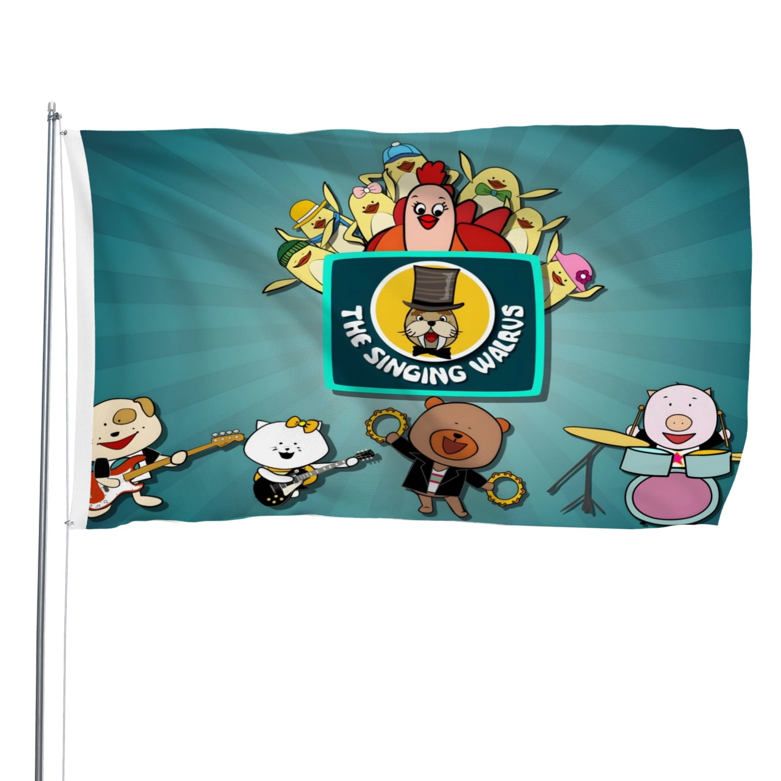 The Singing Walrus-themed Printed Flag Perfect gift for fans, friends ...