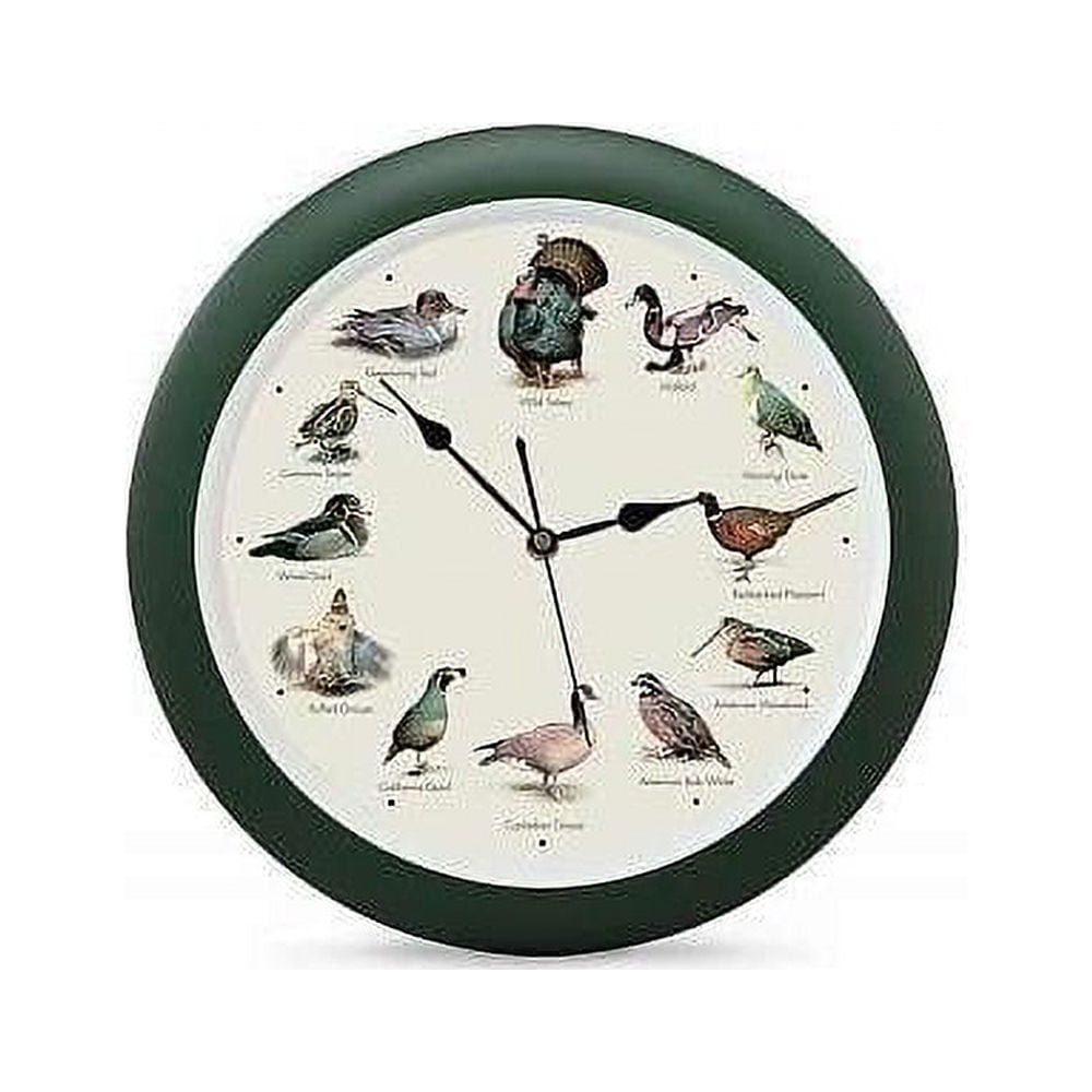 Singing Wild Game Birds of North America Hunting Wall/Desk Sound Clock ...