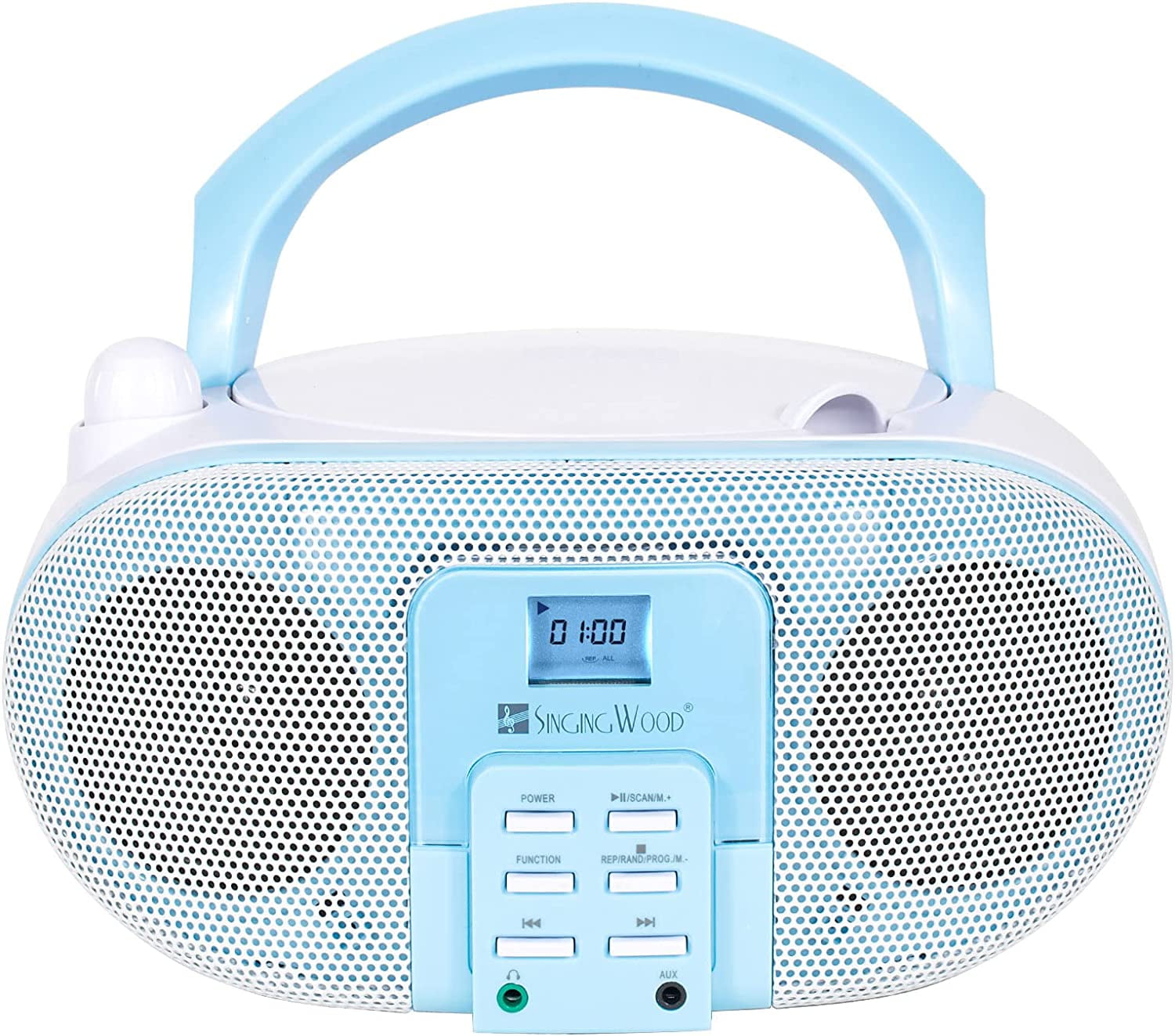 SingingWood GC01 Macarons Series Portable CD Player Boombox with AM FM ...