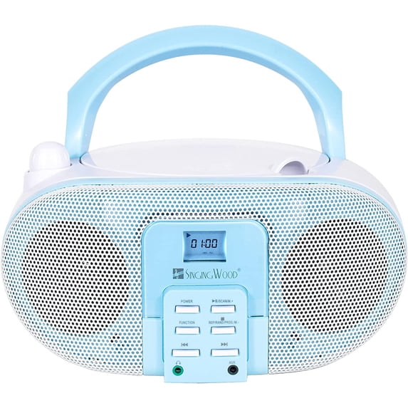 SingingWood GC01 Portable CD Player, AM/FM Radio, LCD, Aux-in, AC ...