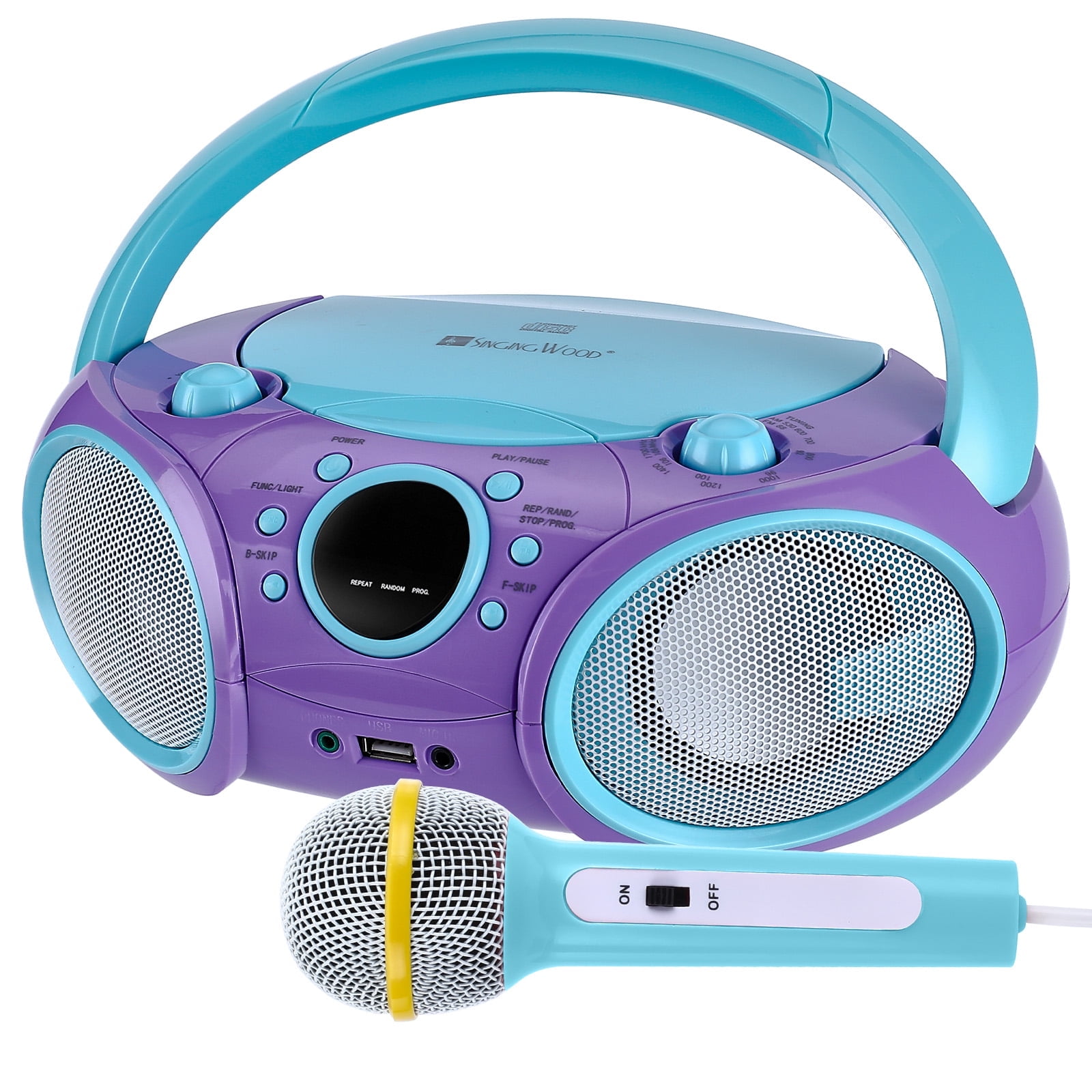 SingingWood NP030AB-CV Karaoke System with Bluetooth, CD Player, Radio ...