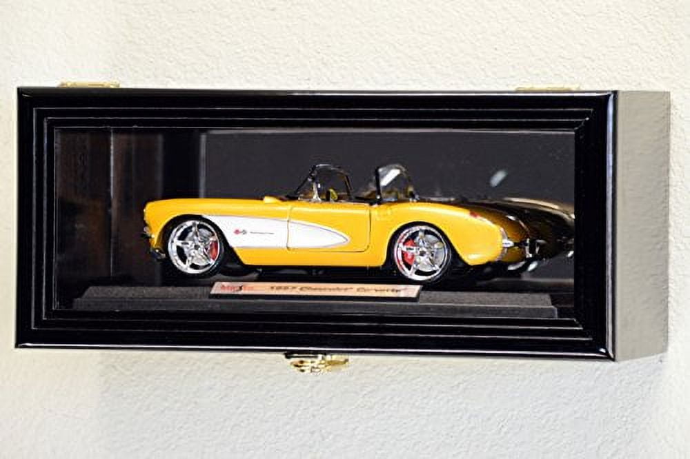 Single 1/18 Scale Diecast Model Car Display Case Cabinet Holder Rack w ...