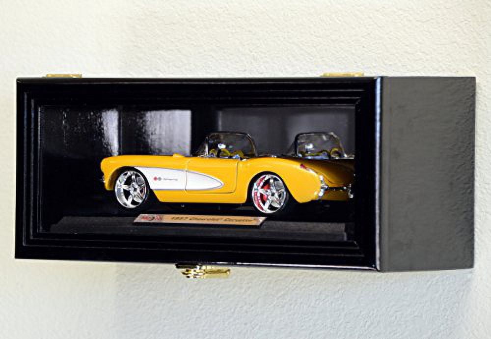Single 1/18 Scale Diecast Model Car Display Case Cabinet Holder Rack w ...