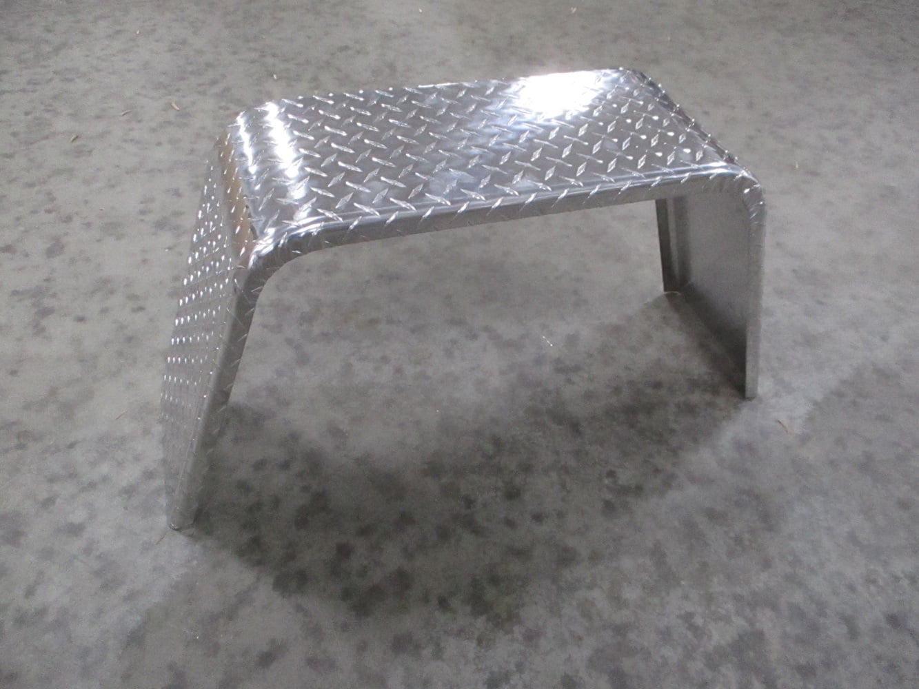 Single (1) Square Aluminum Tread Plate Cargo Trailer Fender 34"L 17.25 ...