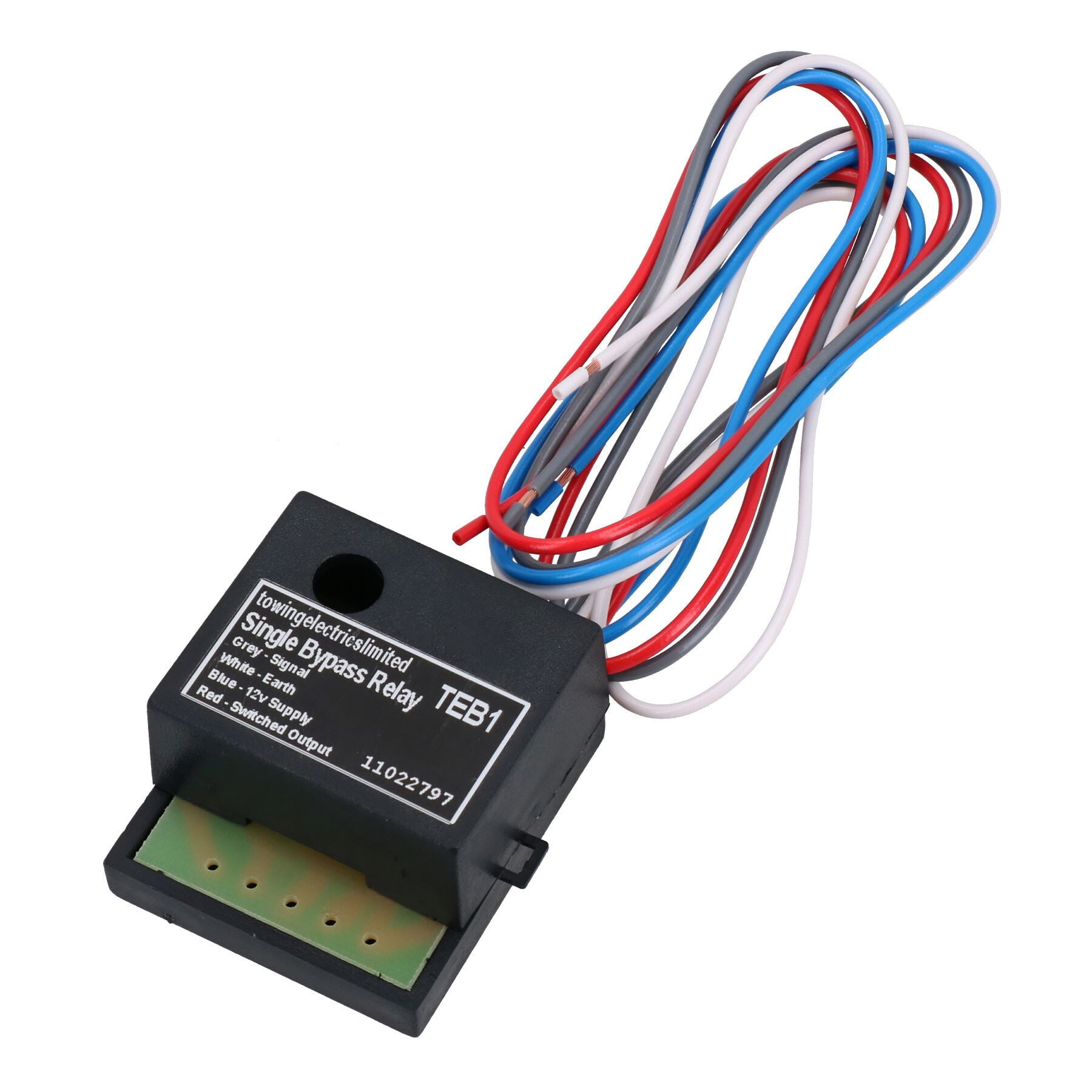 Single 1 Way 12v Bypass Relay Module for Ignition Feed Trailer Lights ...