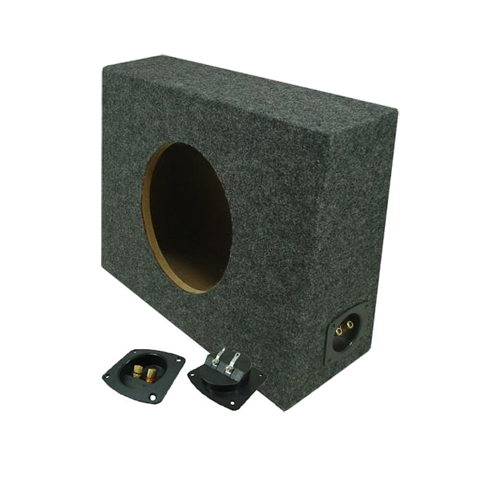 Single 10" Subwoofer Regular Standard Cab Truck Sub Box Enclosure 3/4 ...