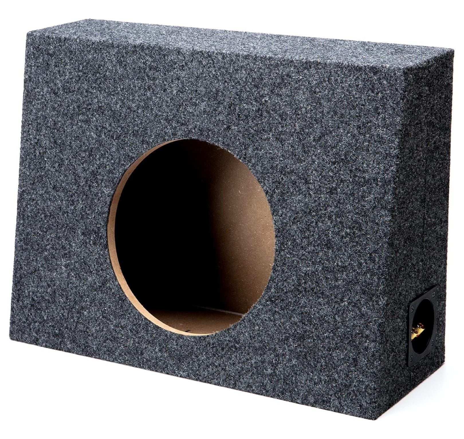 Single 10" Subwoofer Regular Standard Cab Truck Sub Box Enclosure 5/8 ...
