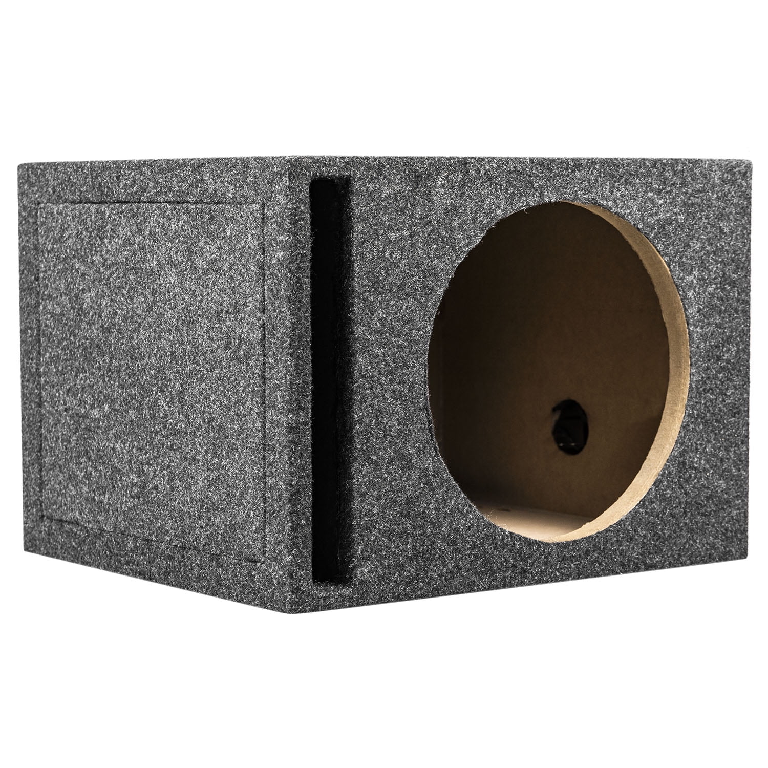 Single 12" Ported Subwoofer Box Enclosure 1" MDF Vented Sub Box RI ...