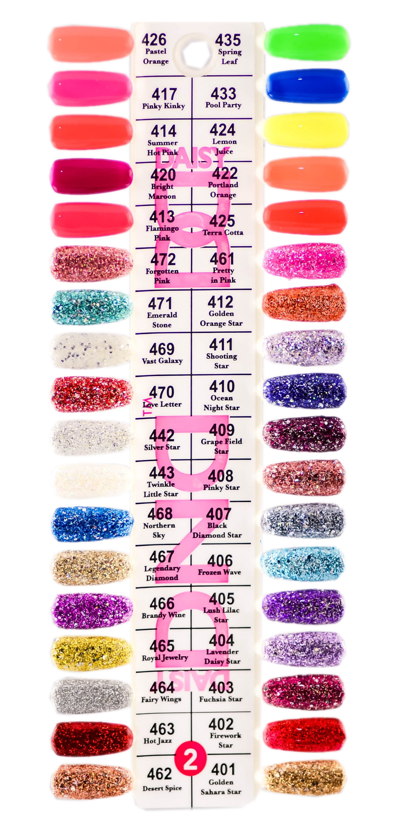 Single - #2 , Daisy DND Color Swatches, Daisy Hair Scalp - Pack of 1 w ...