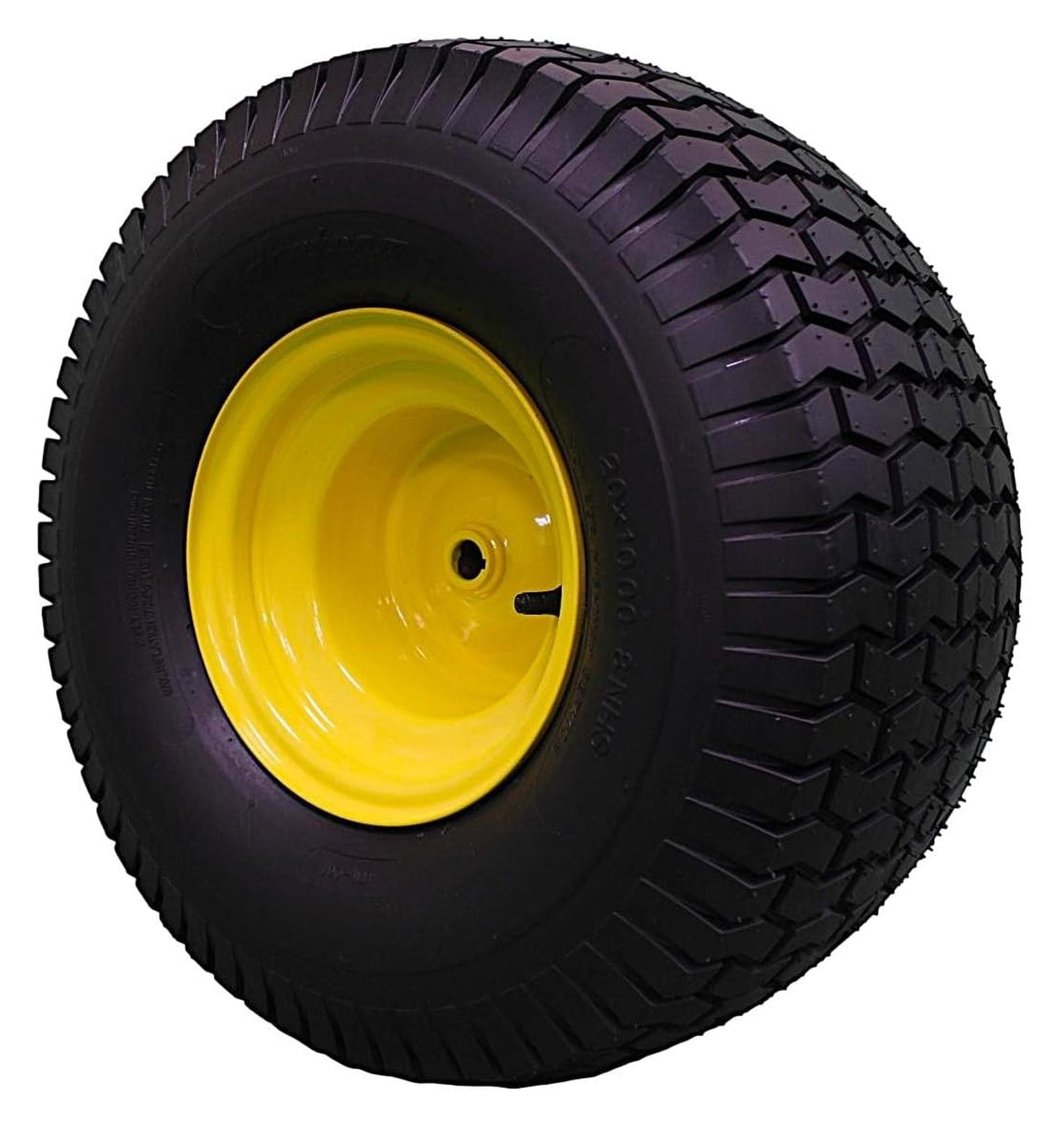 (Single) 20x10.00-8 Tires & Wheels 2 Ply for Lawn & Garden Mower Turf ...