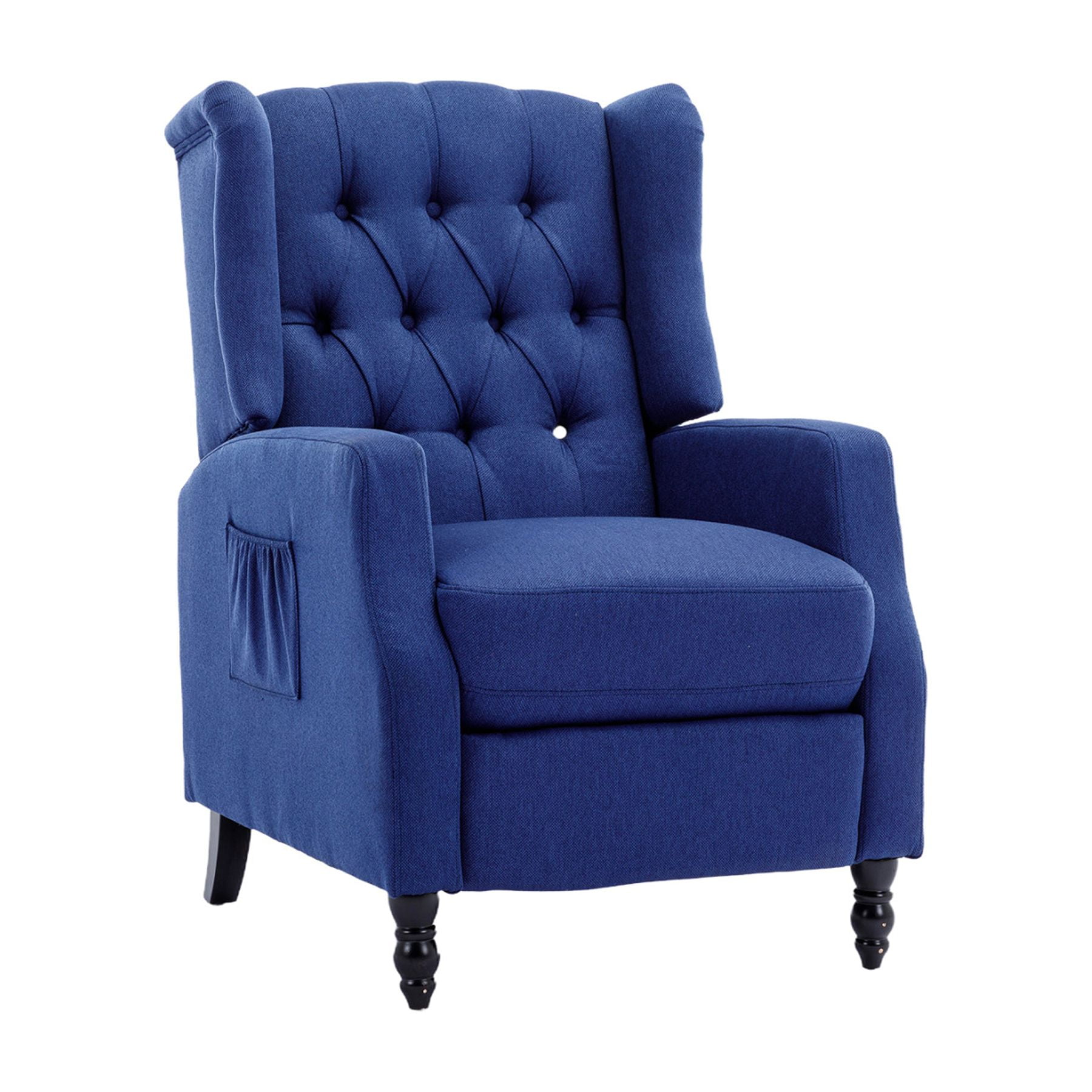 Single Accent Chair with Adjustable Backrest and Extendable Footrest ...