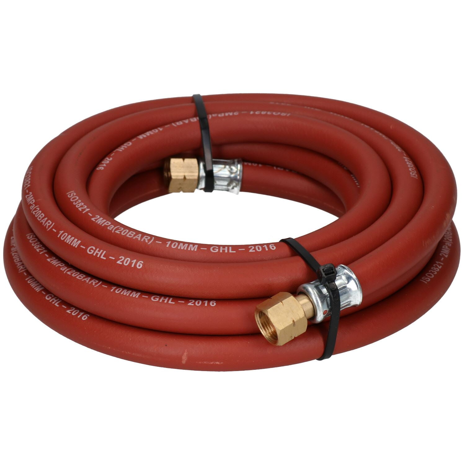 Single Acetylene Fitted Rubber Hose Pipe Cutting & Welding 10M 3/8" BSP ...