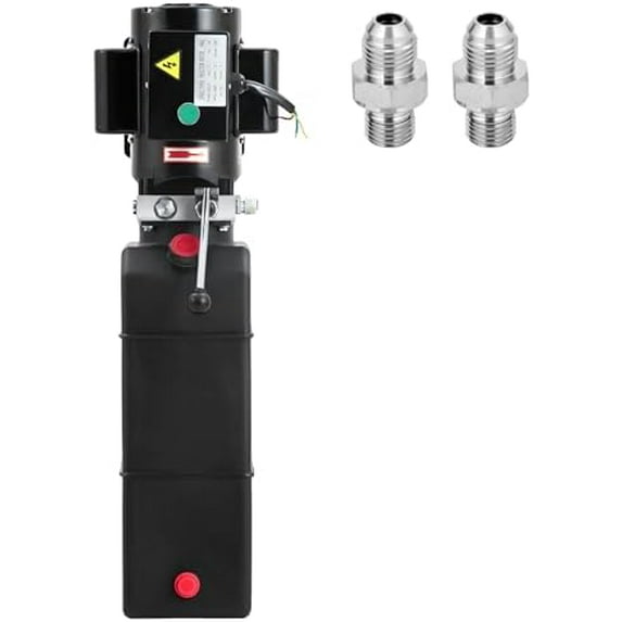 Single Acting Hydraulic Power Unit, 220V 15 Quart Hydraulic Pump with ...