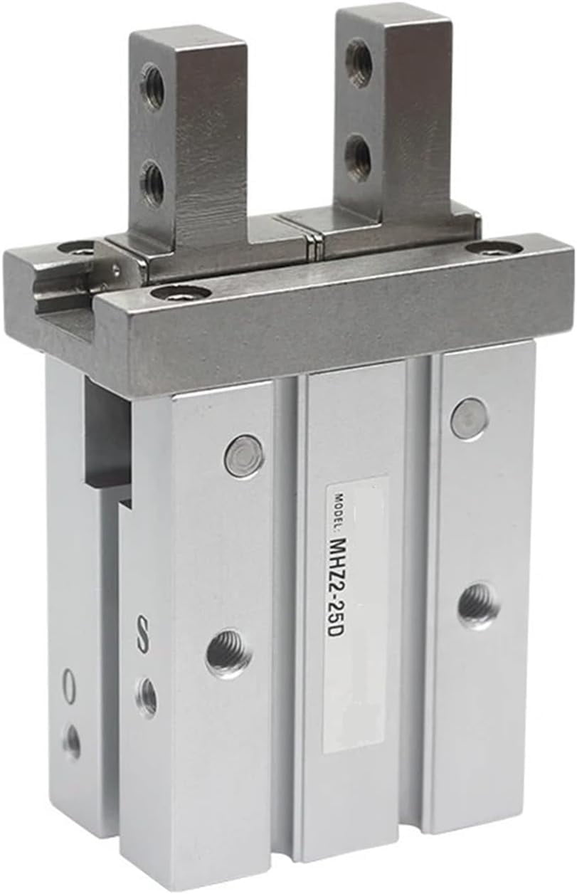 Single Acting Normally Open Finger Claw Parallel Gripper Pneumatic clamp Cylinder MHZ2-10S 16S ...
