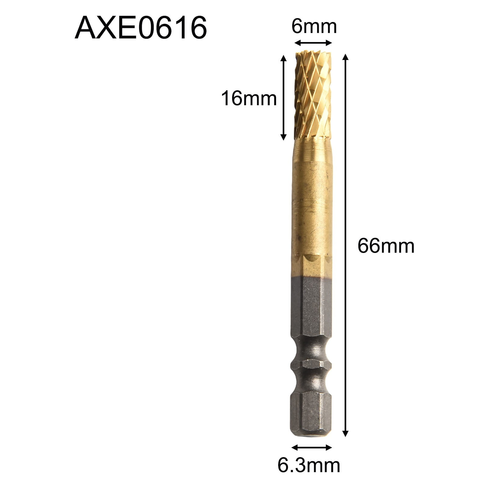 Single And Dual-Slot Rotary Rasp Drill Bit Milling Cutter 6.3mm Shank ...