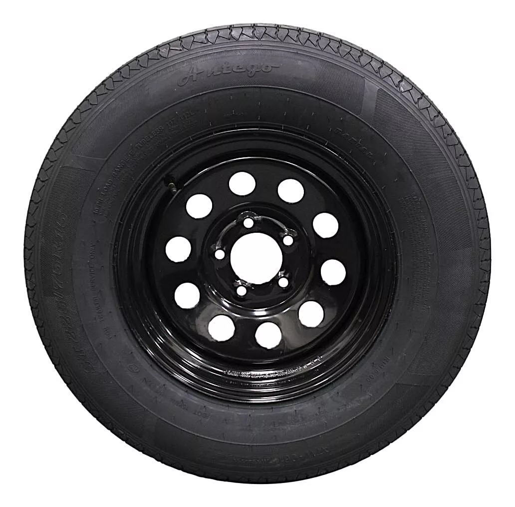 (Single Assembly) Antego Tire and Wheel 225/75R15 Trailer Tire ...