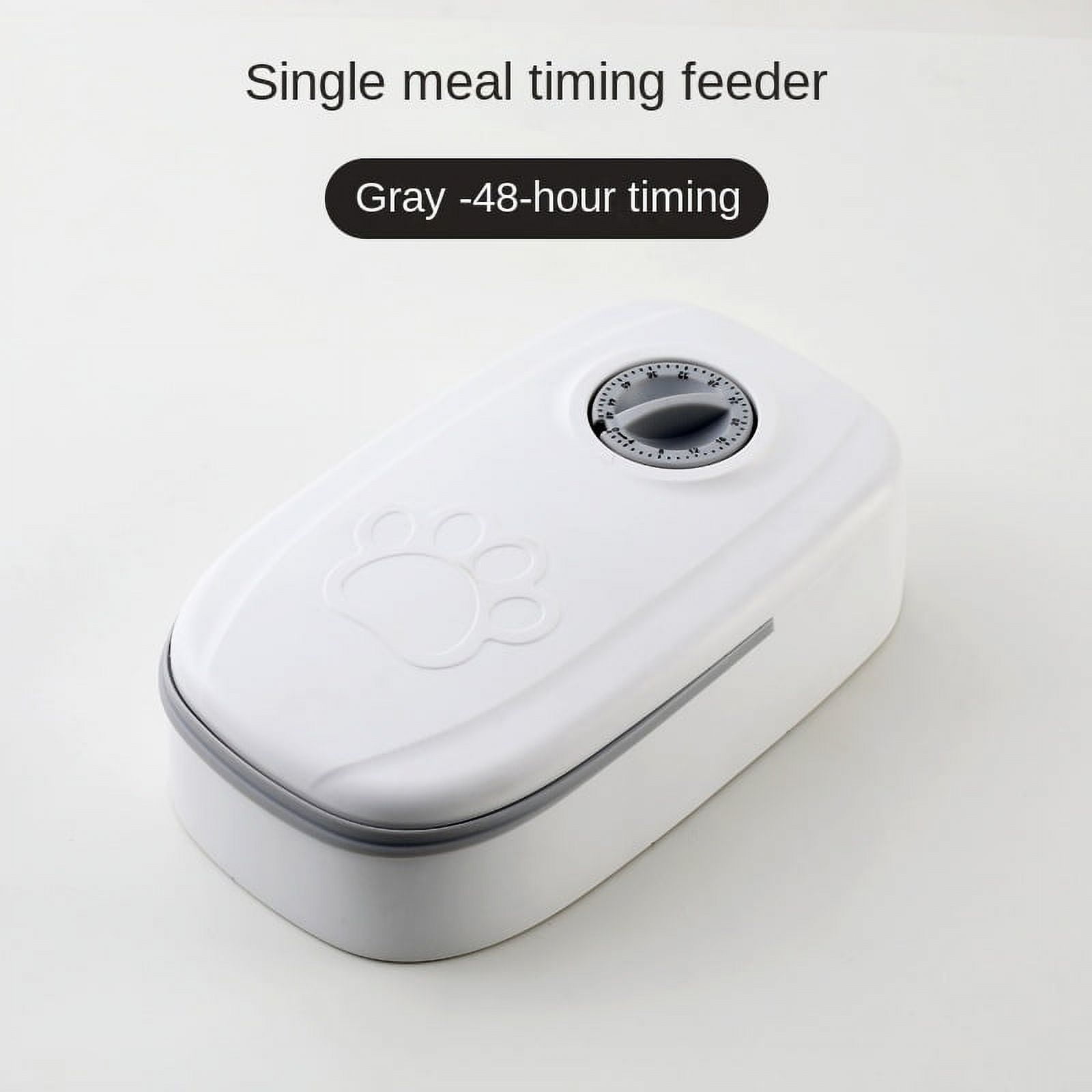 Single Automatic Pet Food Dispenser Bowl with Timer Cooling Wet Food ...