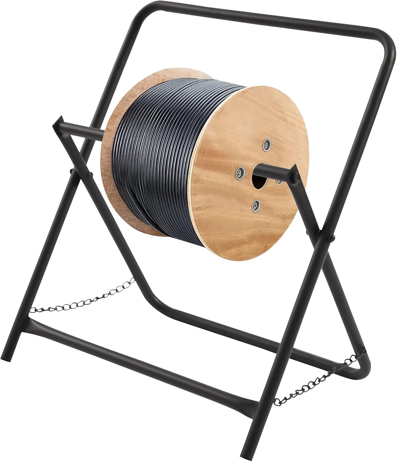 Single Axle Cable Caddy, Manual Cable Reel Caddy Coaxial Wire Caddy ...