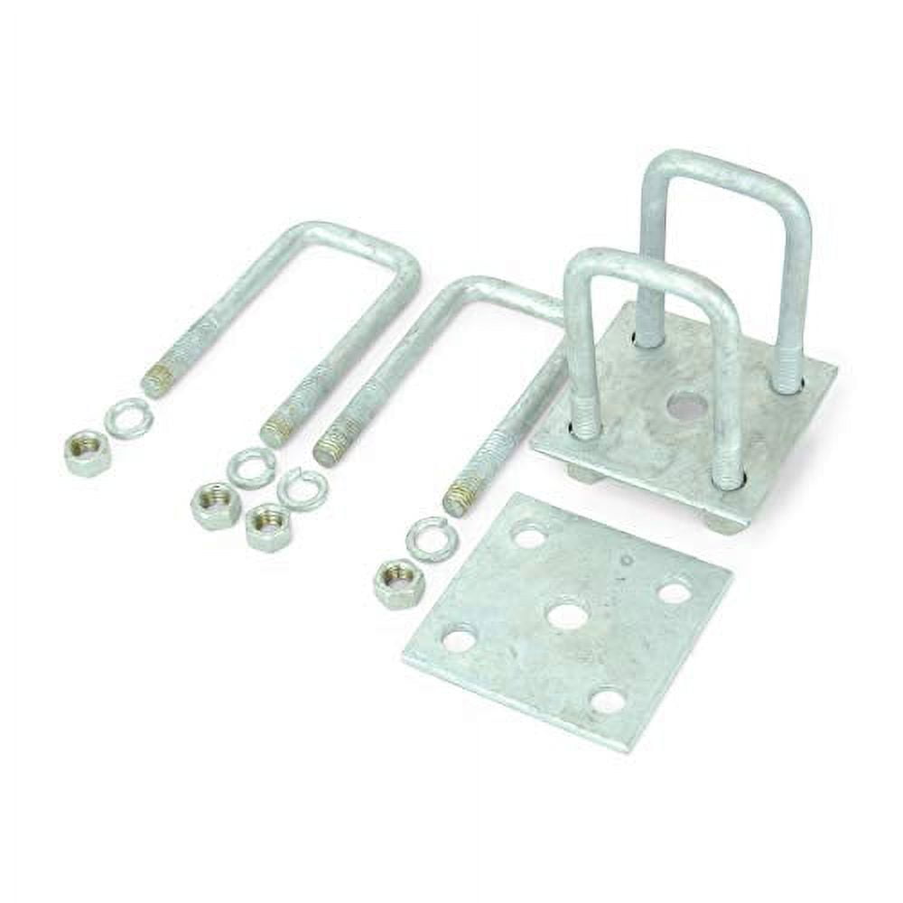 Single Axle Galvanized U Bolt Kit for mounting Boat Trailer Leaf ...