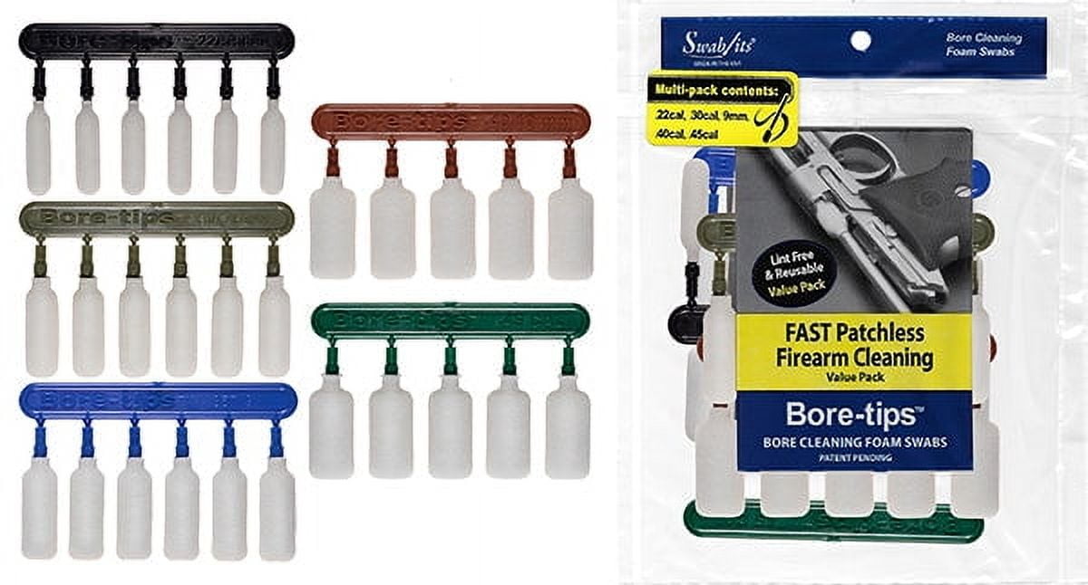 (Single Bag - Special Pack) Multi-Size Gun Cleaning Value-Pack for ...