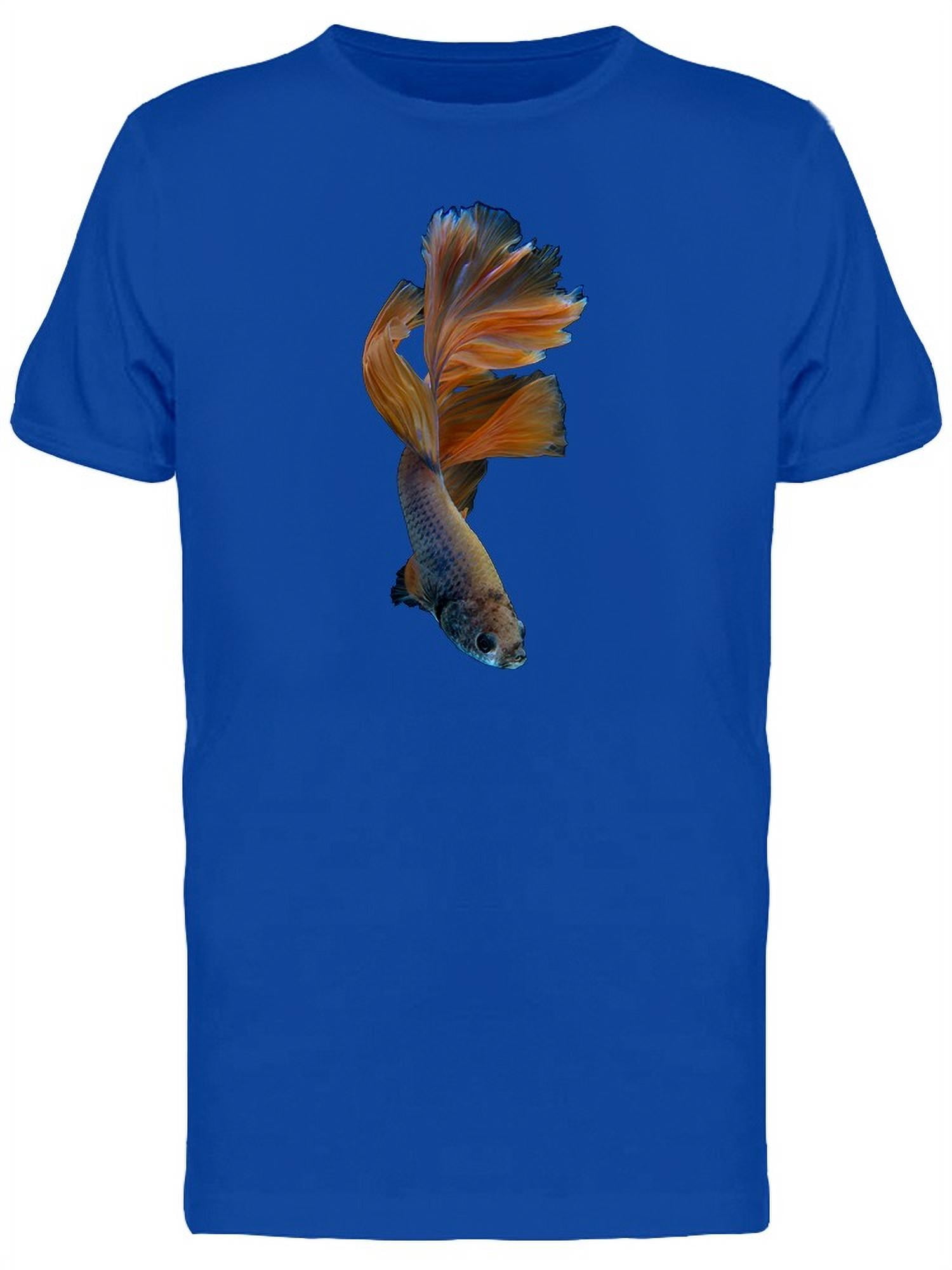 Single Betta Fish T-Shirt Men -Image by Shutterstock, Male 4X-Large ...