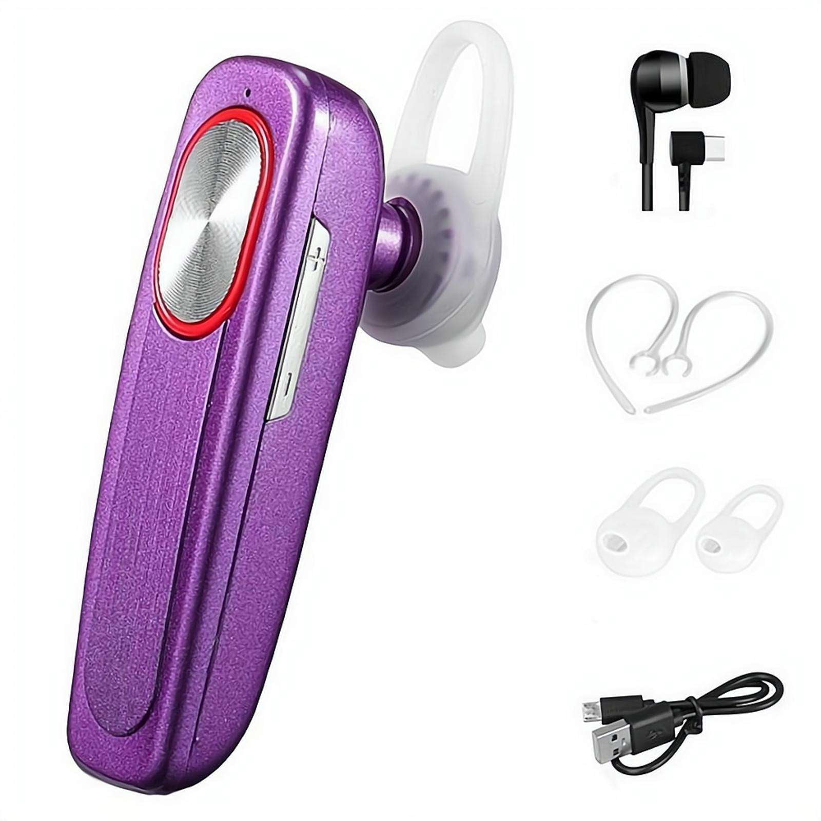 Single Bluetooth Headset – 100 Day Standby, 32H Playtime – Hands-Free ...