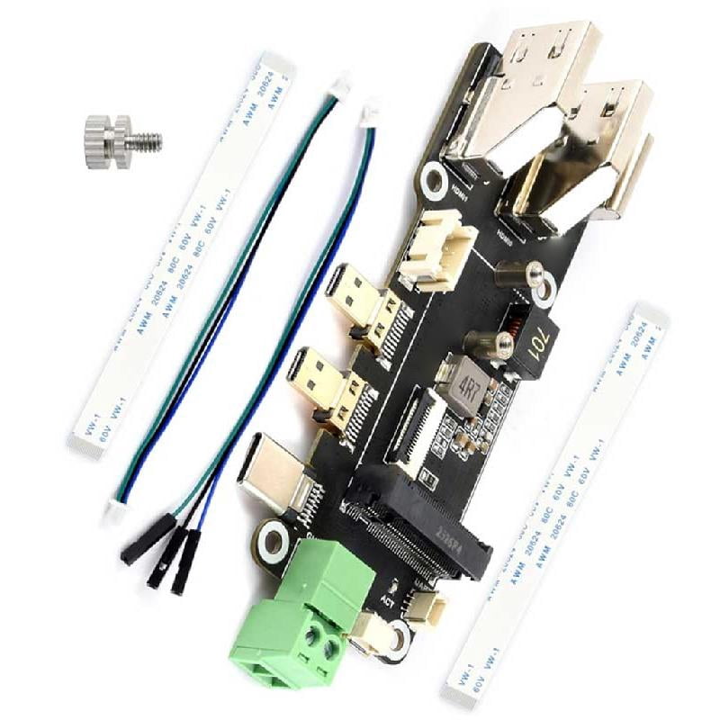 Single Board Computer PCIe To Adapter Board Double 4K Outputs Expansion ...