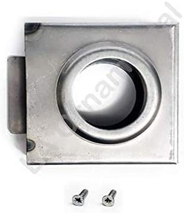 Single Box Hole Lockbox Weldable Steel Gate Doors 4 1/4" (H) x 4 1/2 (W ...