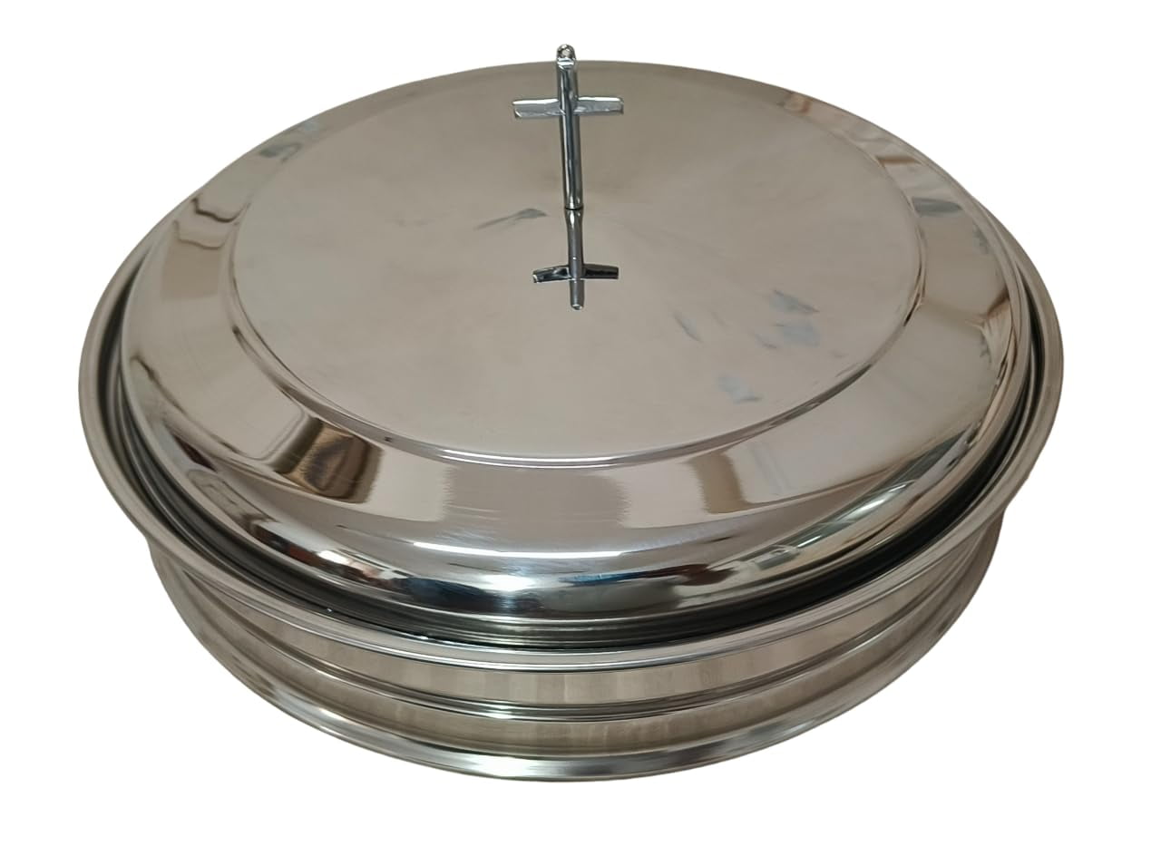 Single Bread Cups Communion Set Tray with Lid Compact RingFree Design ...