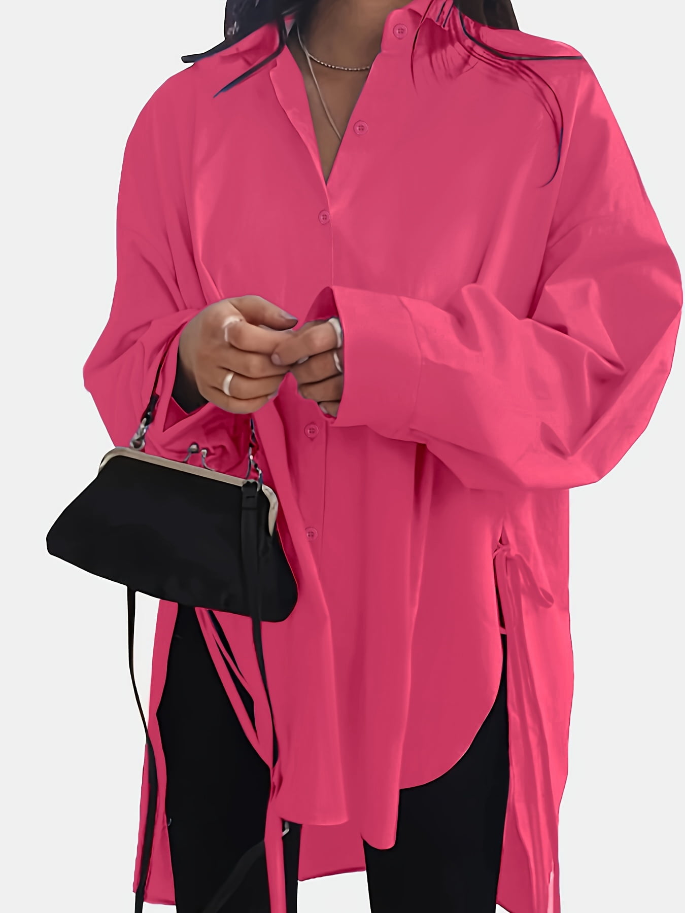 Single Breasted Lapel Neck Blazer, Elegant Long Sleeve Blazer For ...